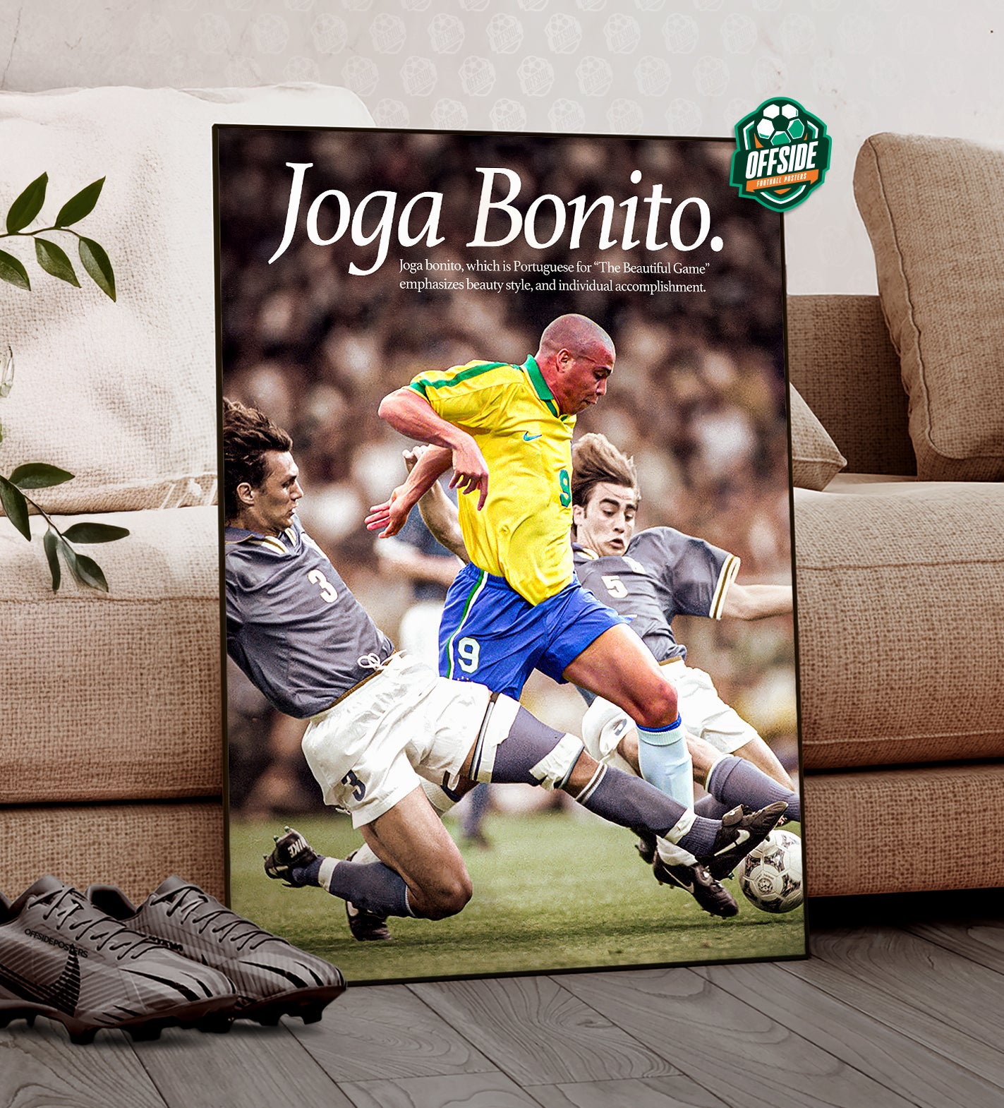 Ronaldo 'Joga Bonito' Poster – Offside Posters