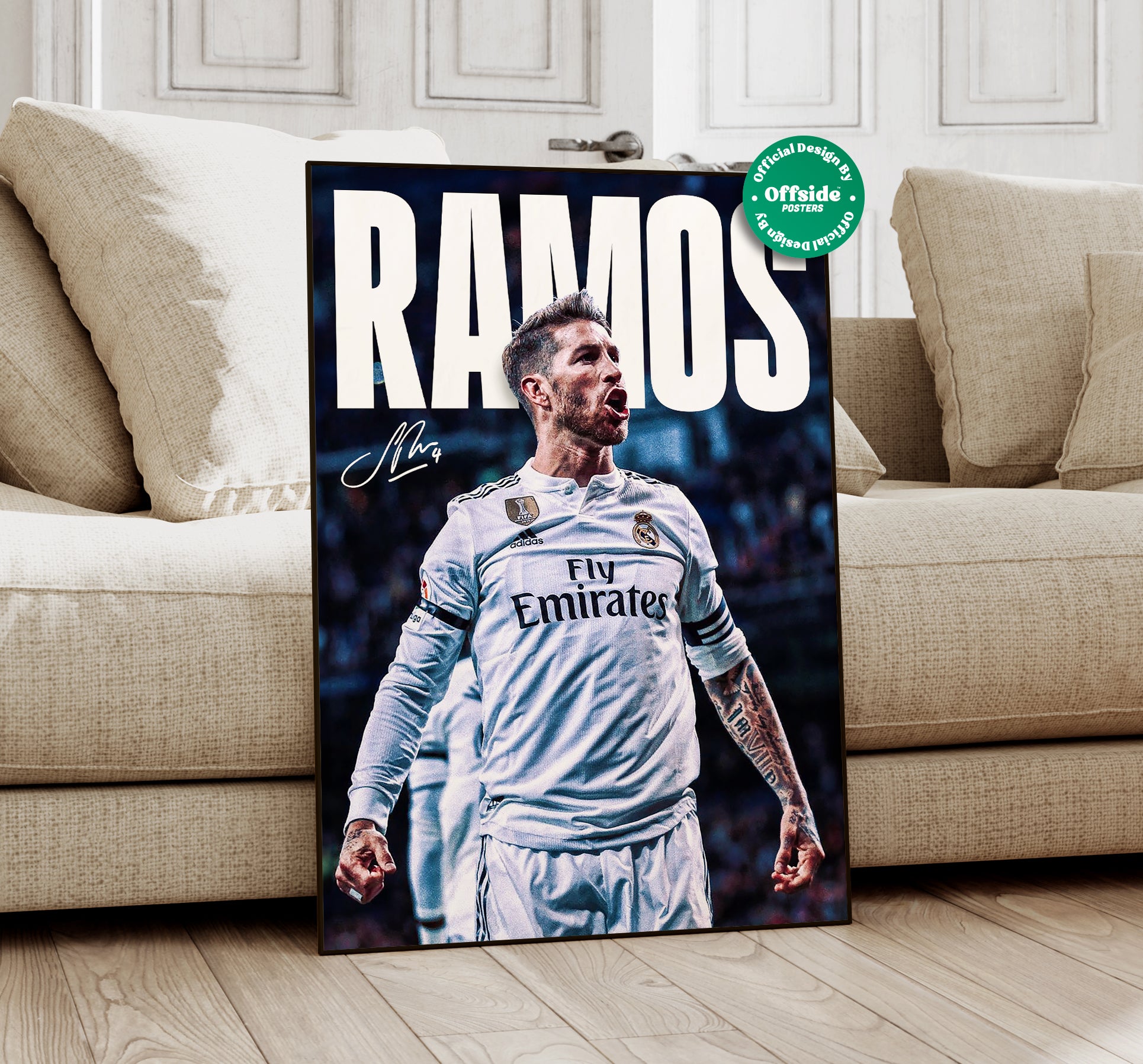Sergio Ramos Poster – Offside Posters