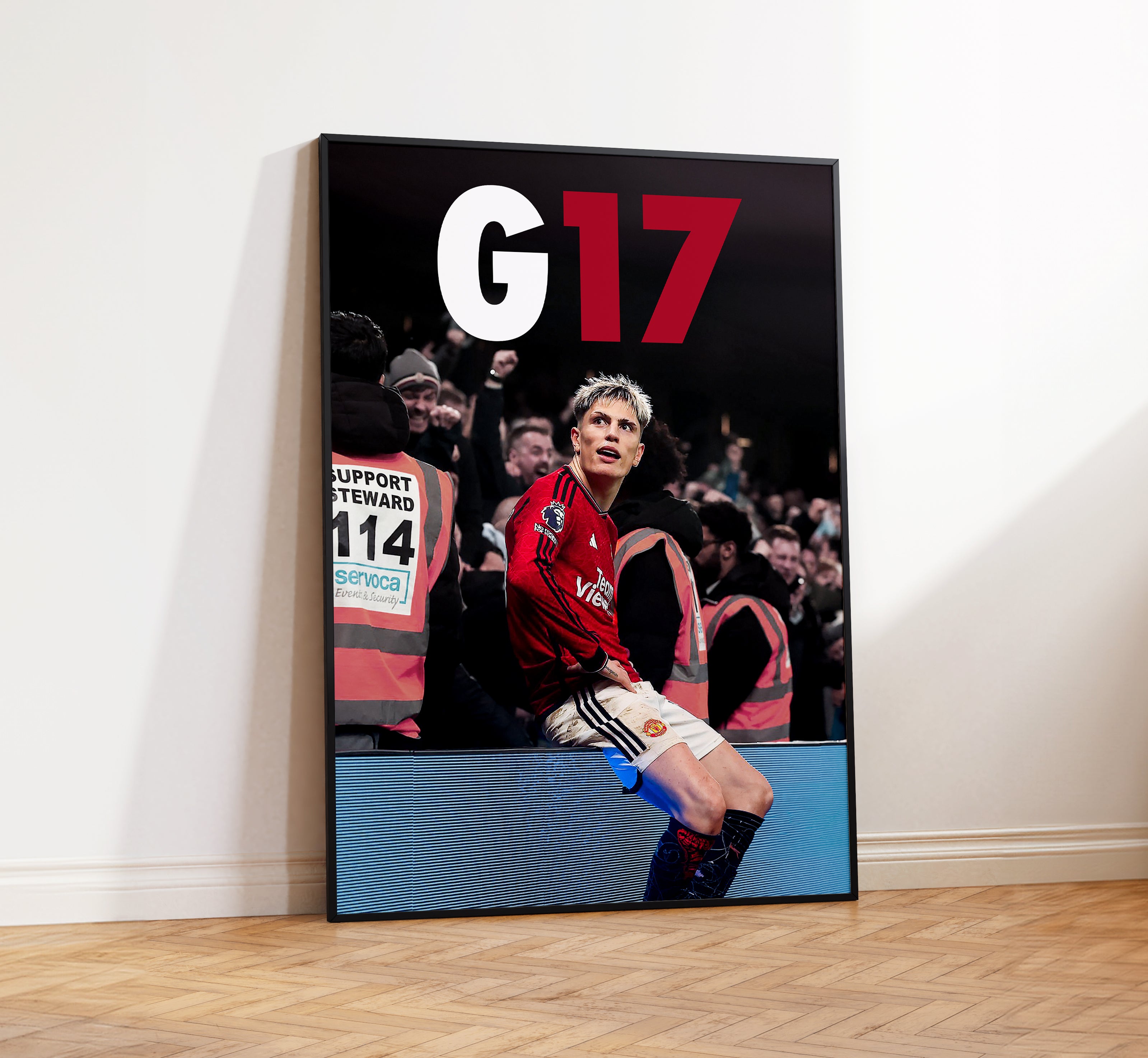 Alejandro Garnacho 'G17' Poster – Offside Posters