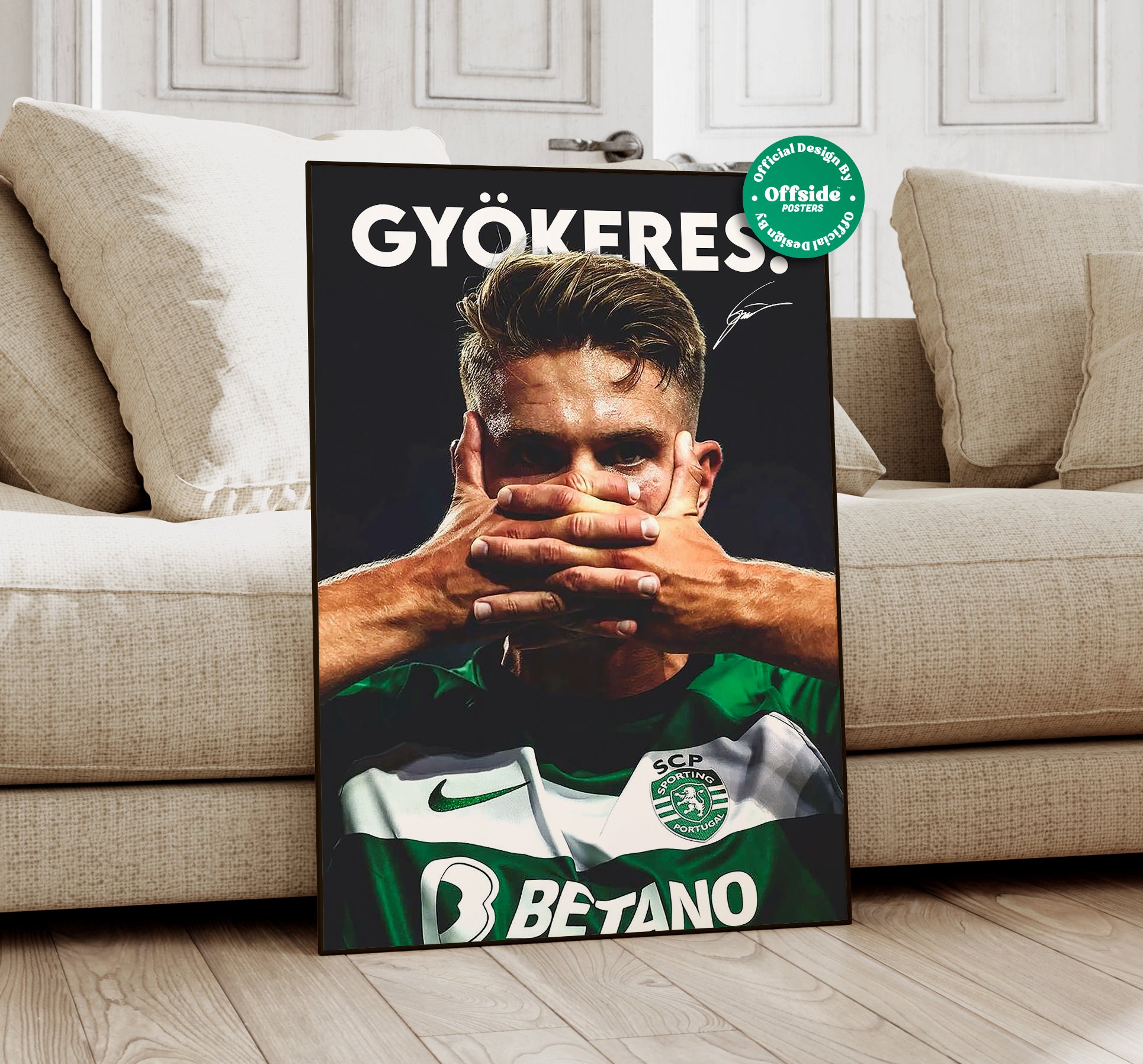Viktor Gyokeres Poster – Offside Posters