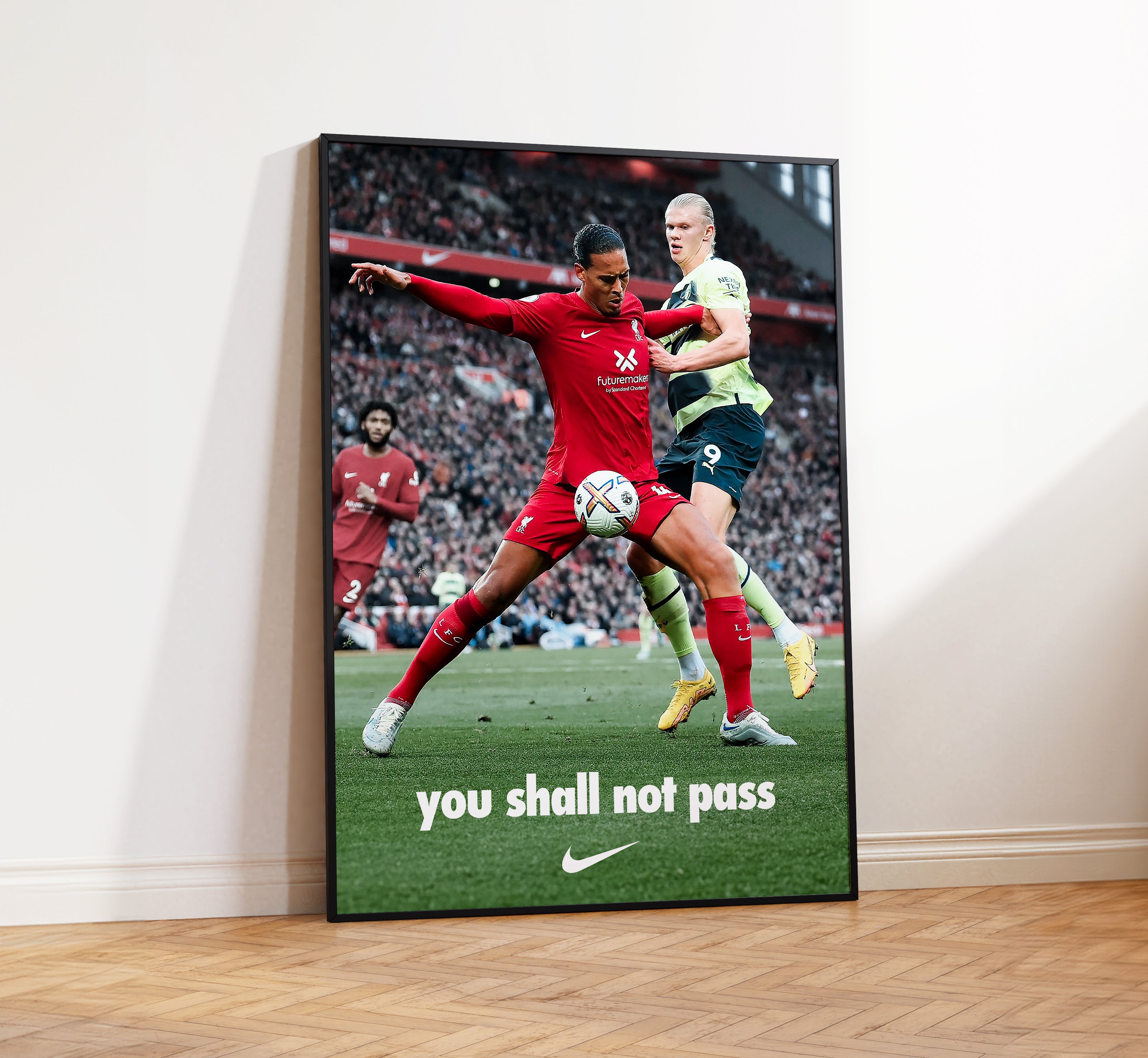 Virgil van Dijk 'You Shall Not Pass' Poster – Offside Posters