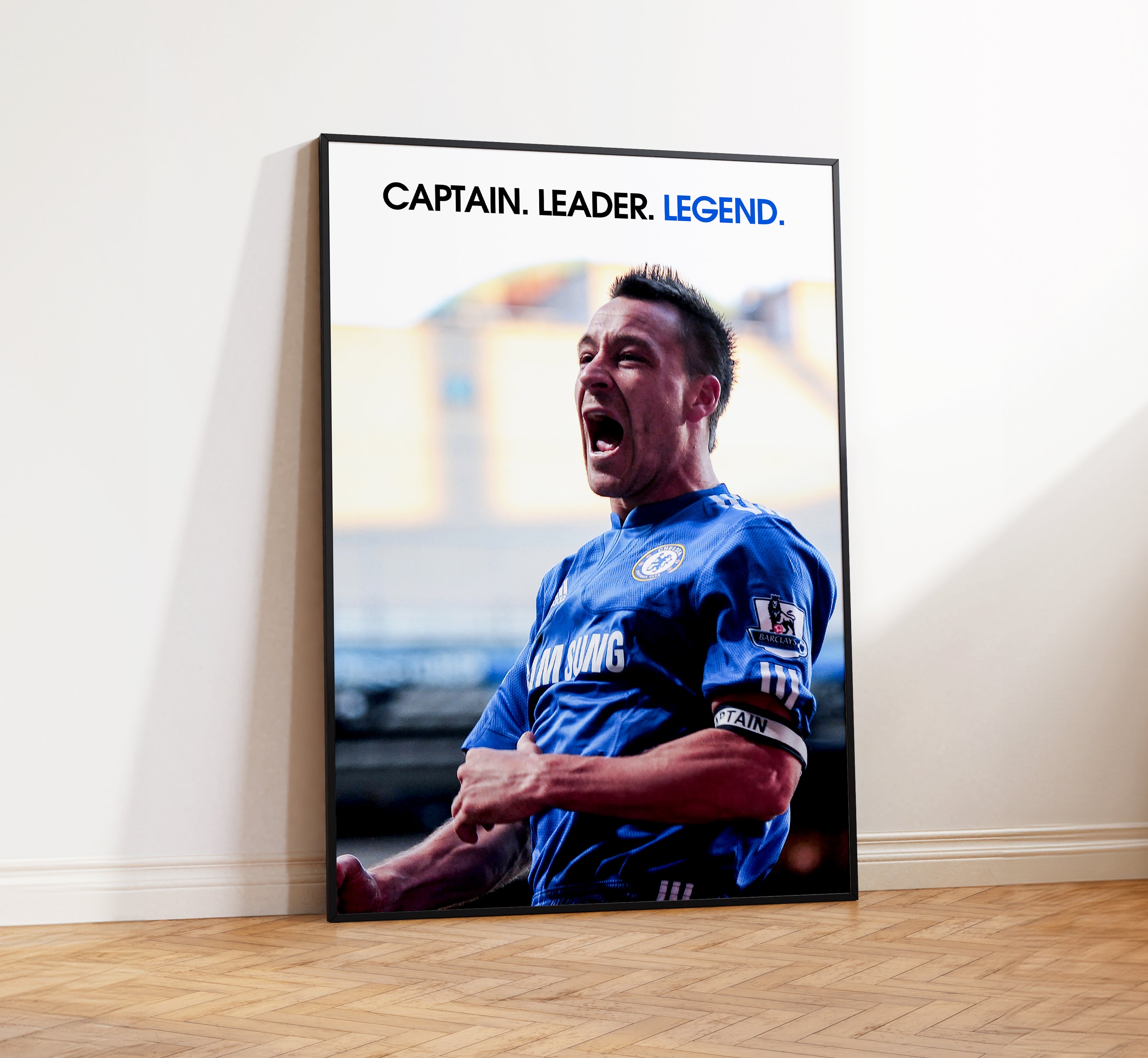 John Terry 'Captain. Leader. Legend.' Poster – Offside Posters