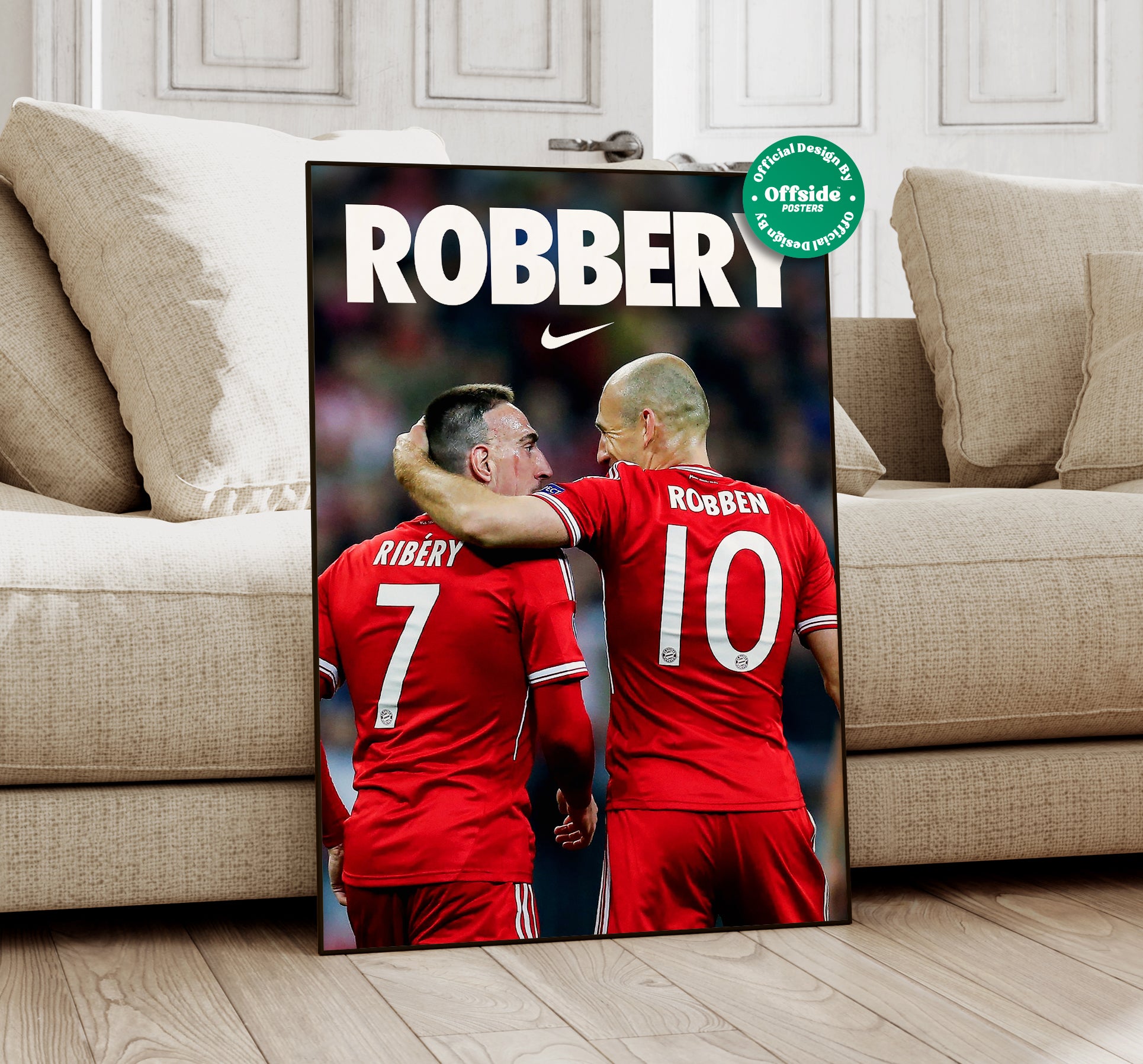 Robben & Ribery 'Robbery' Poster – Offside Posters