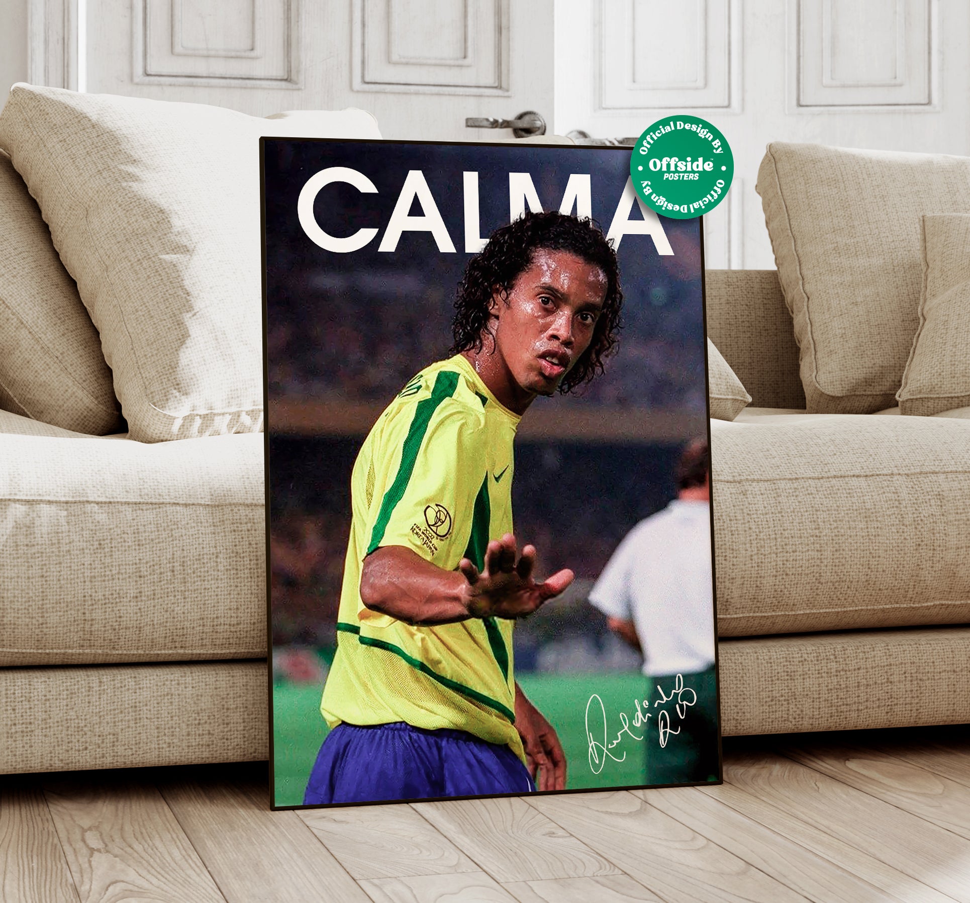 Ronaldinho 'Calma' Poster – Offside Posters