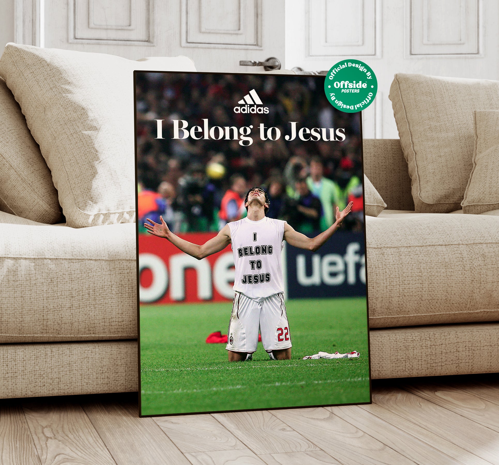 Kaka 'I Belong To Jesus' Poster – Offside Posters