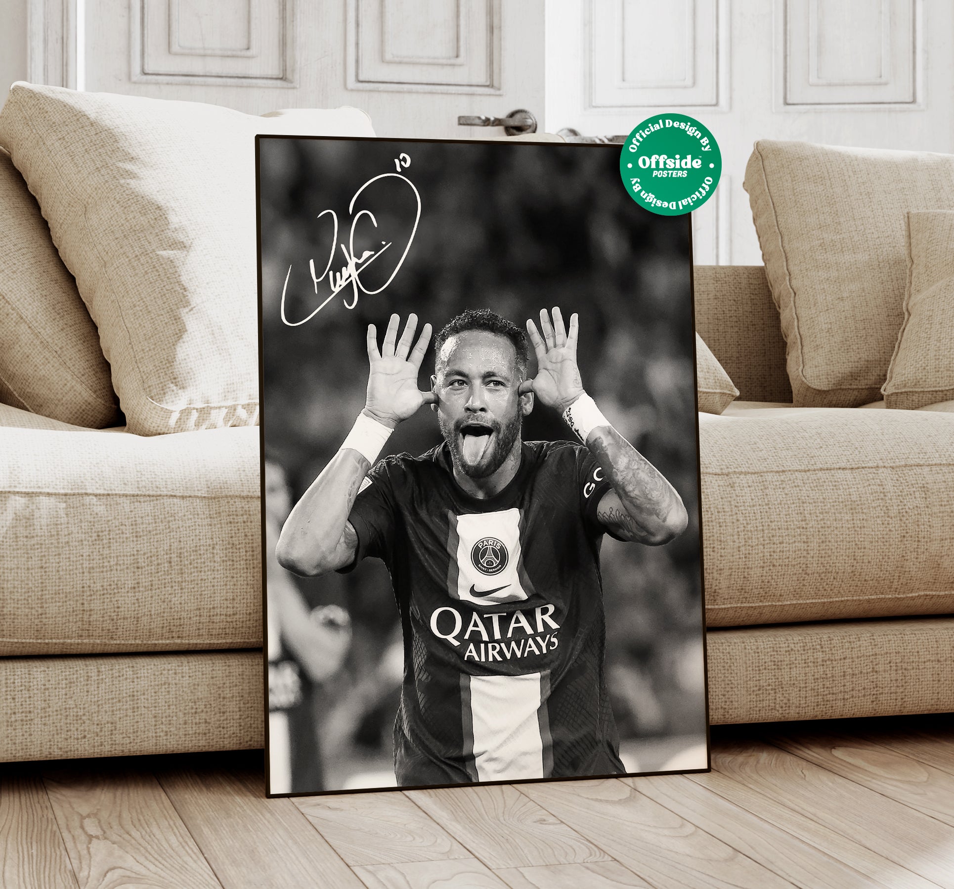 Neymar Signature Poster – Offside Posters