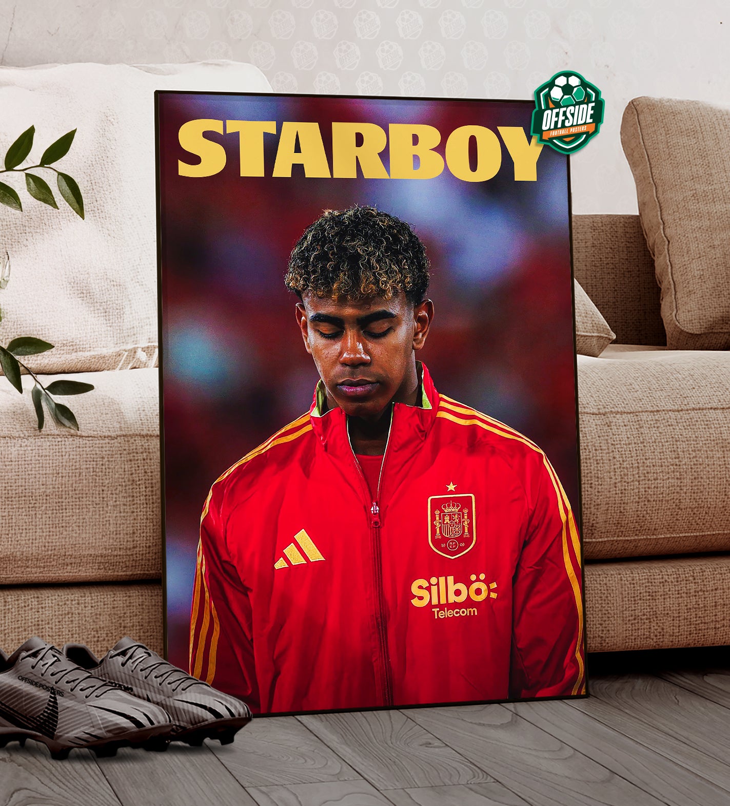 Lamine Yamal 'Starboy' Poster – Offside Posters
