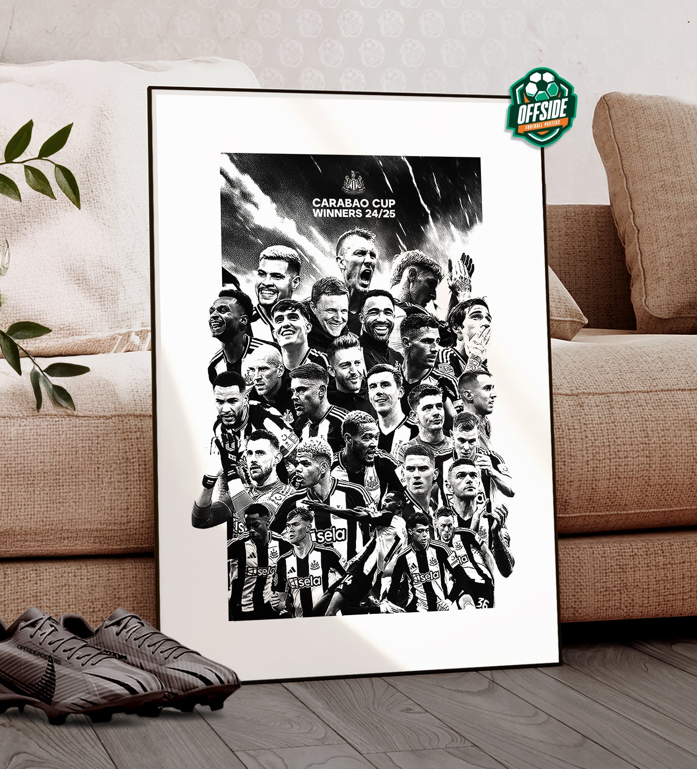 Newcastle United Champions Poster – Offside Posters