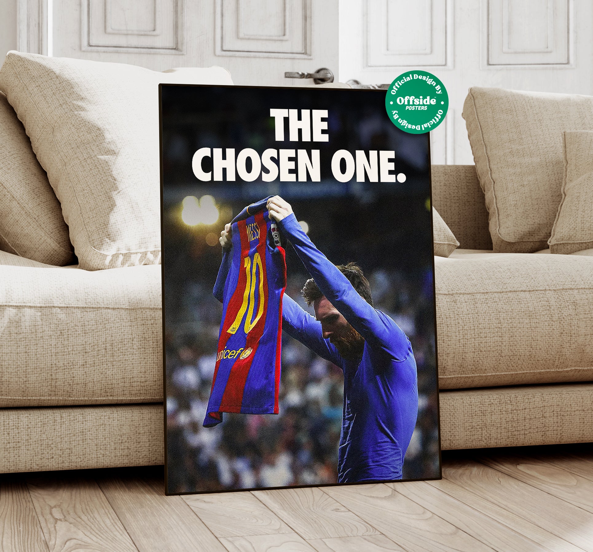 Messi 'The Chosen One' Poster – Offside Posters