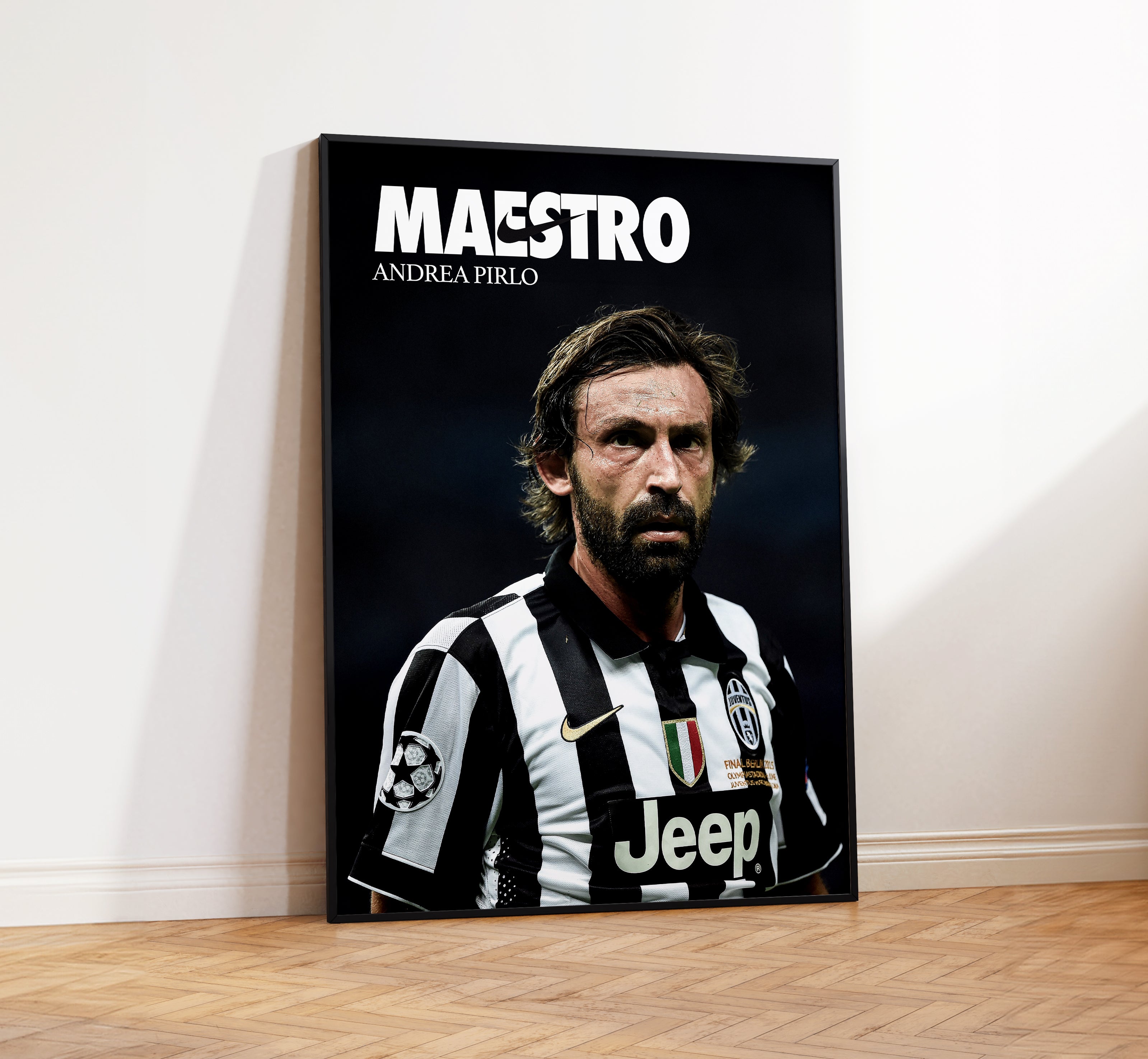 Andrea Pirlo 'Maestro' Poster – Offside Posters