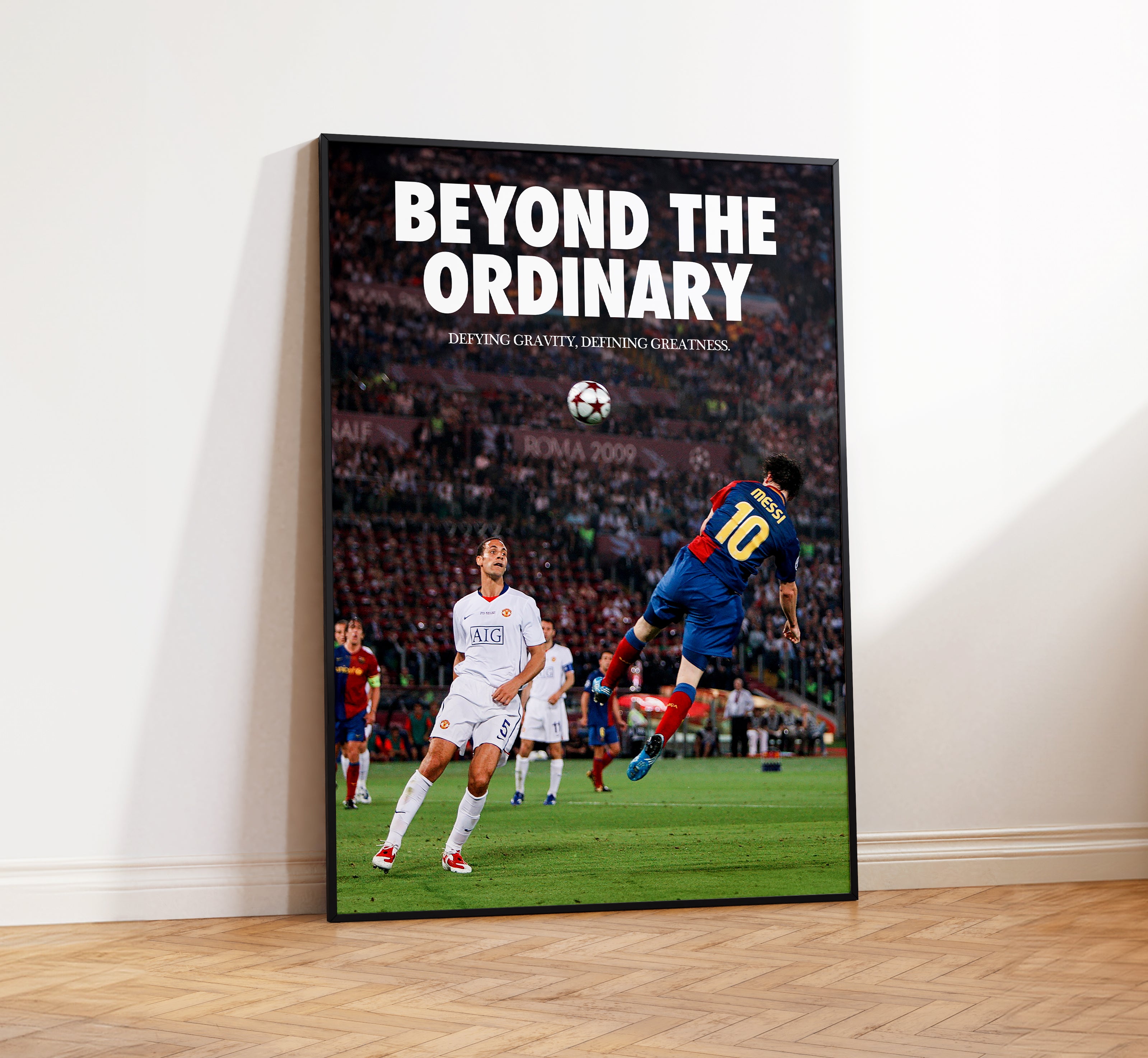 Lionel Messi 'Beyond Ordinary' Poster – Offside Posters