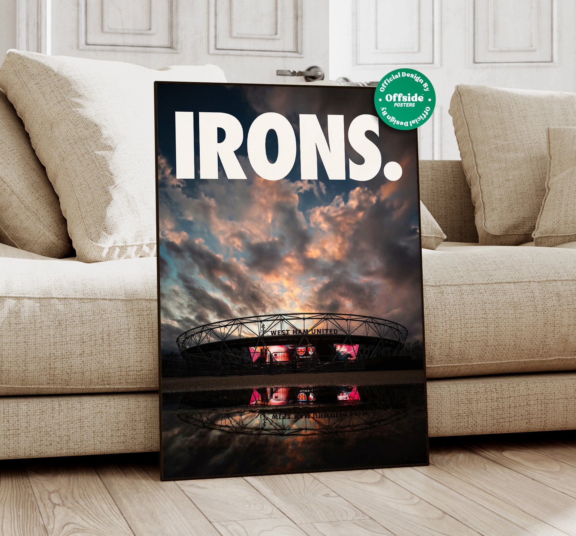 West Ham United 'Irons' Poster – Offside Posters