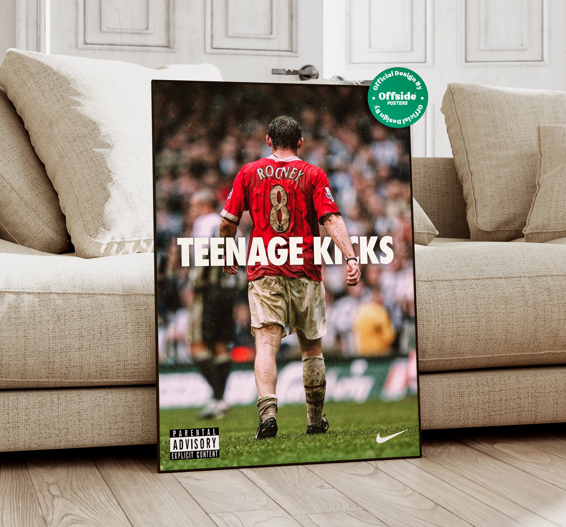 Wayne Rooney 'Teenage Kicks' Poster – Offside Posters