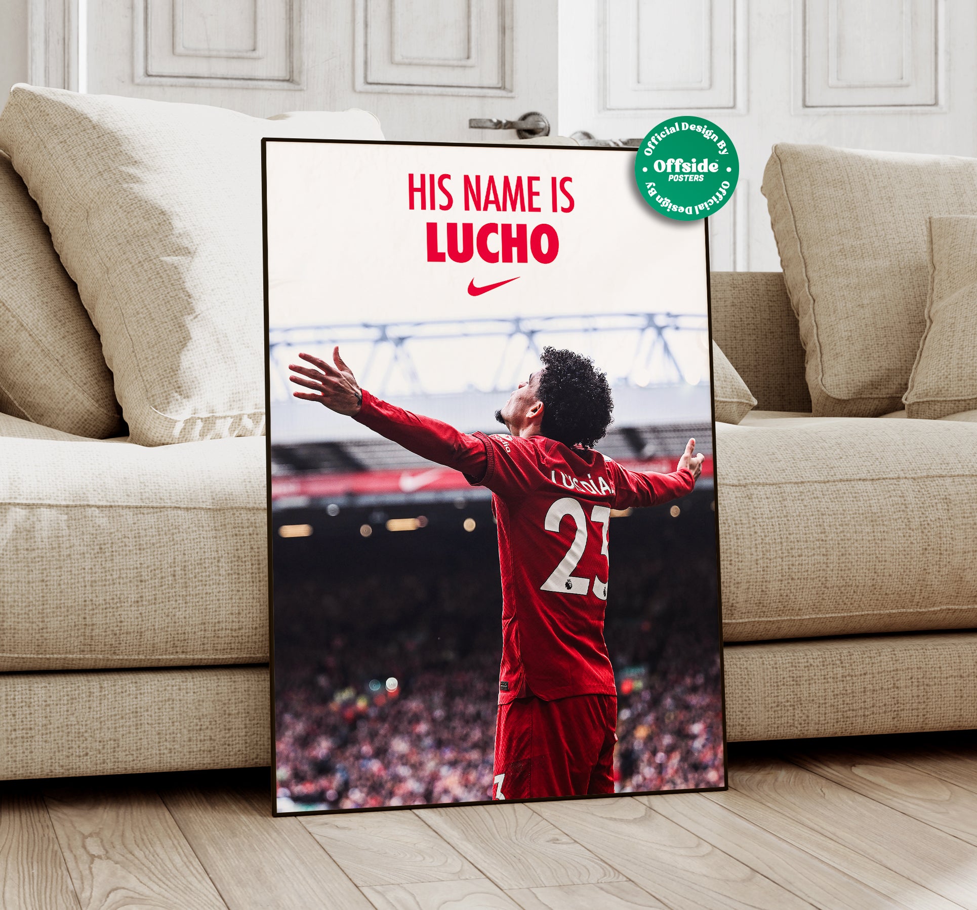 Luis Diaz 'His Name Is Lucho' Poster – Offside Posters