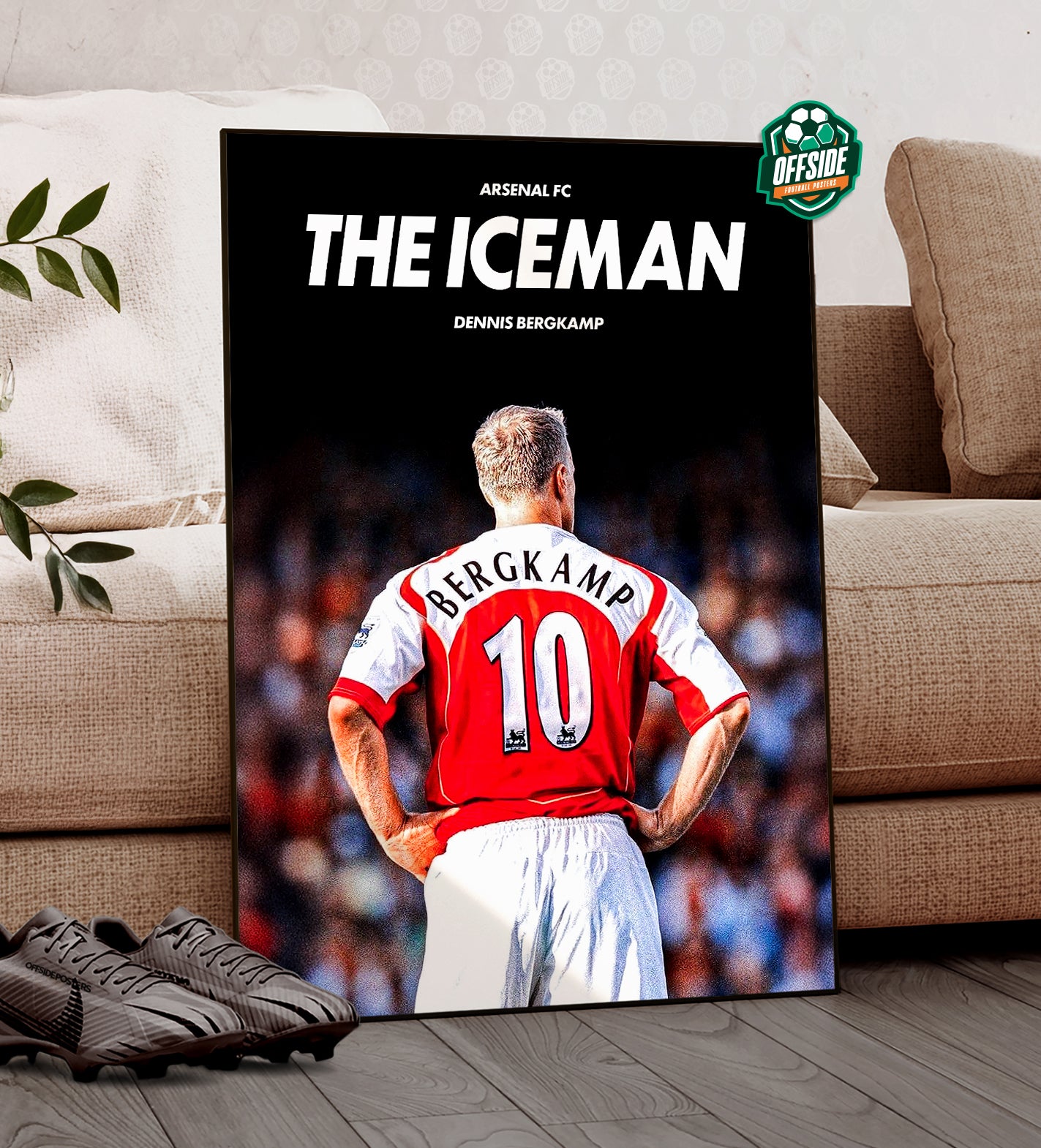 Dennis Bergkamp 'Iceman' Poster – Offside Posters