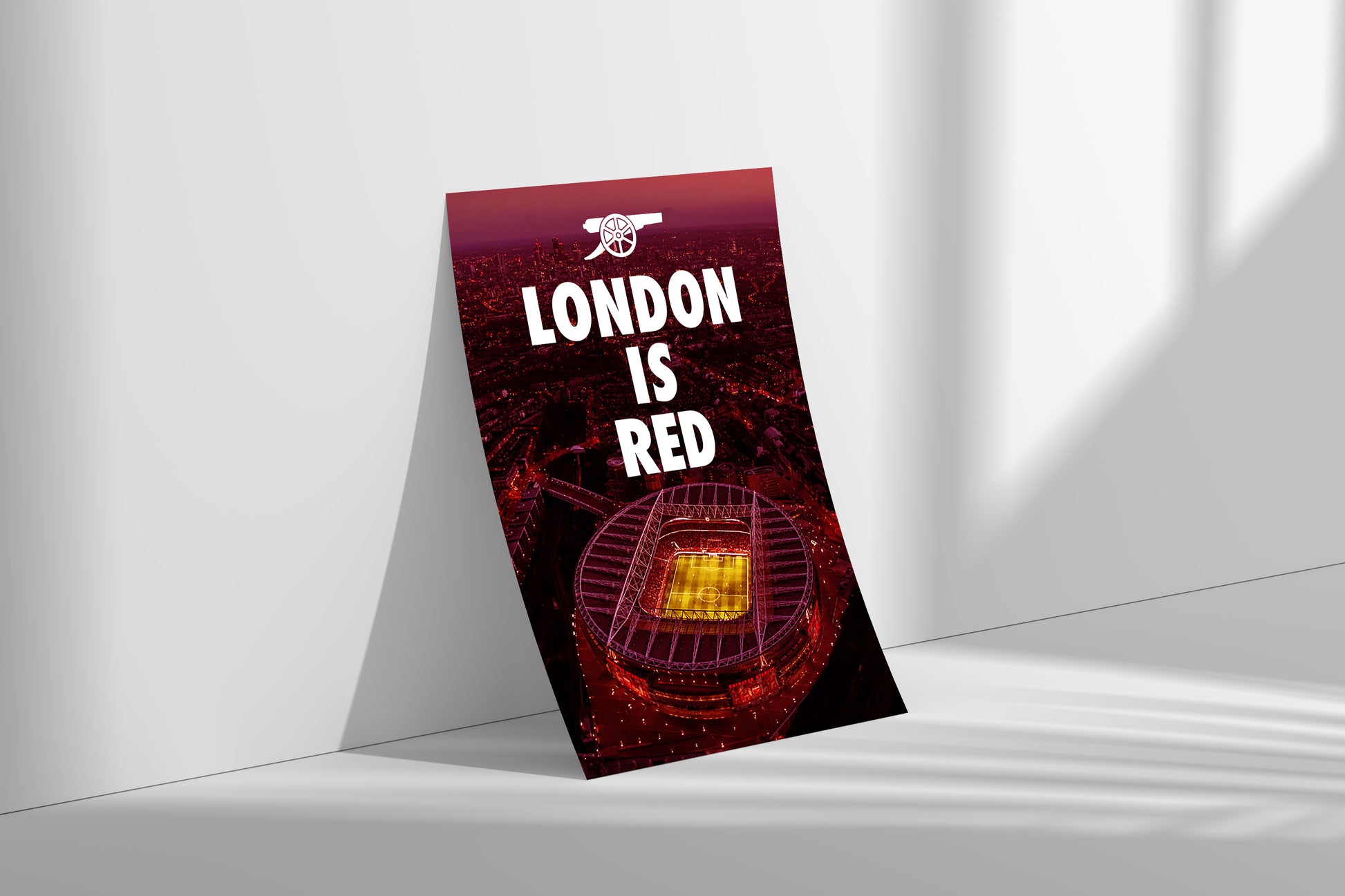 Arsenal 'London Is Red' Poster – Offside Posters