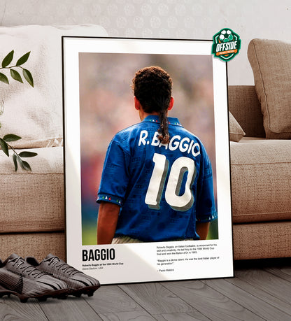 Roberto Baggio Poster – Offside Posters