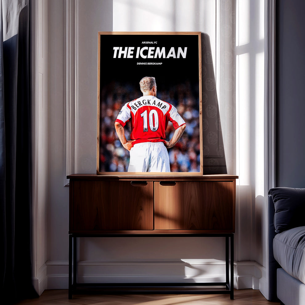 Dennis Bergkamp 'Iceman' Poster – Offside Posters