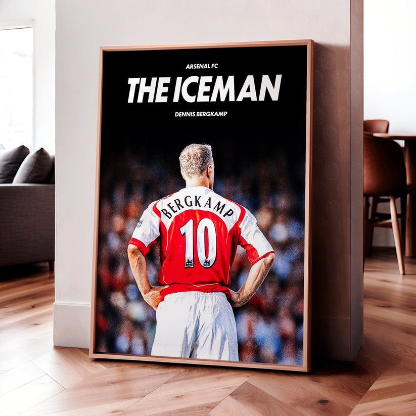 Dennis Bergkamp 'Iceman' Poster – Offside Posters