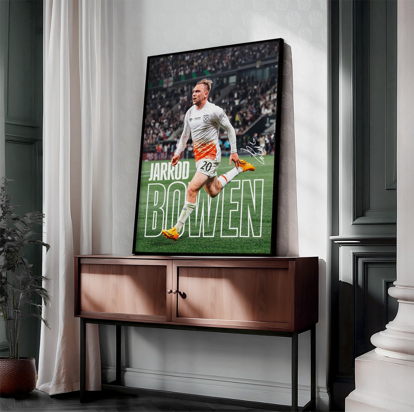 Jarrod Bowen Poster – Offside Posters