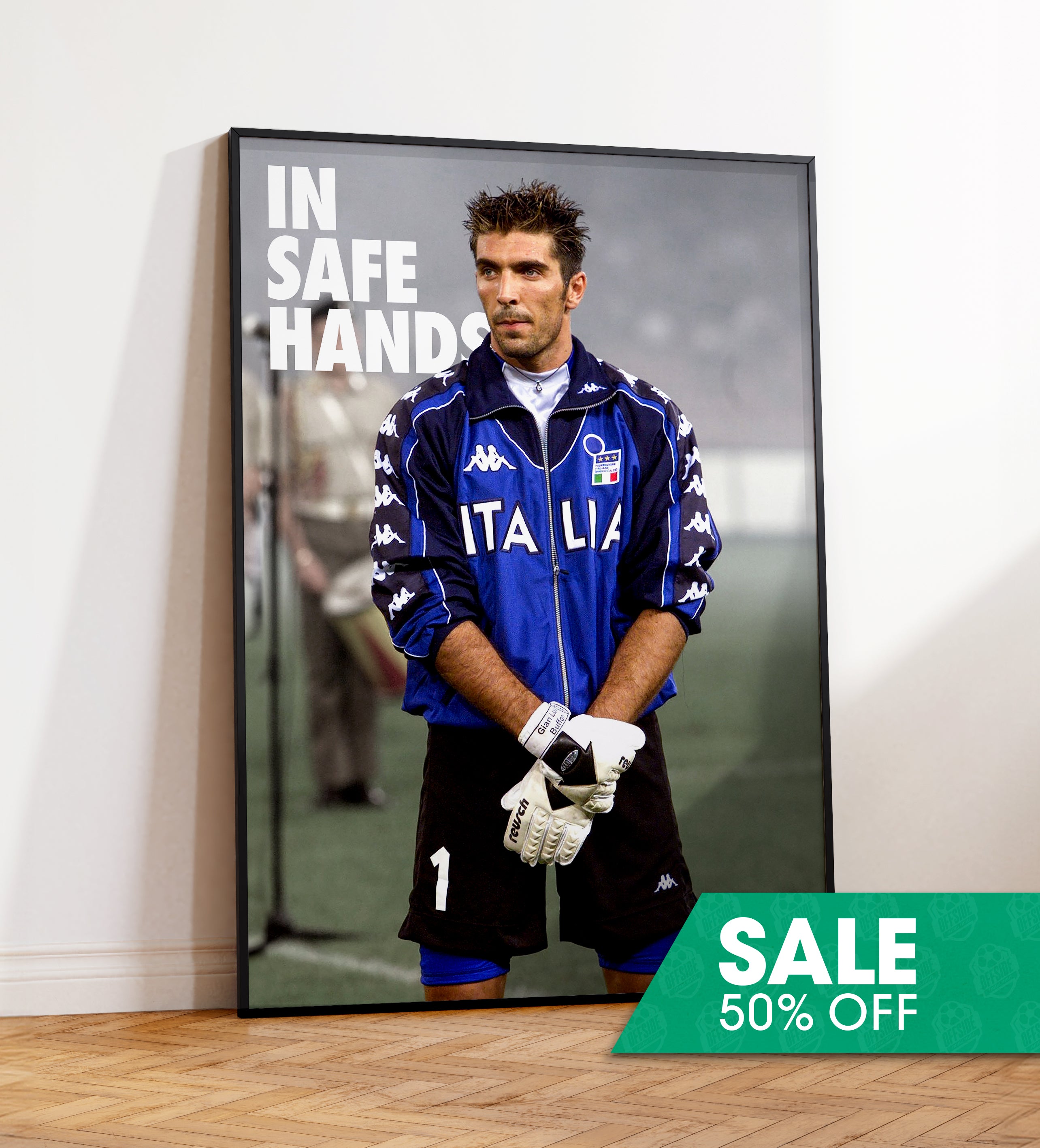 Gianluigi Buffon 'Safe Hands' Poster – Offside Posters