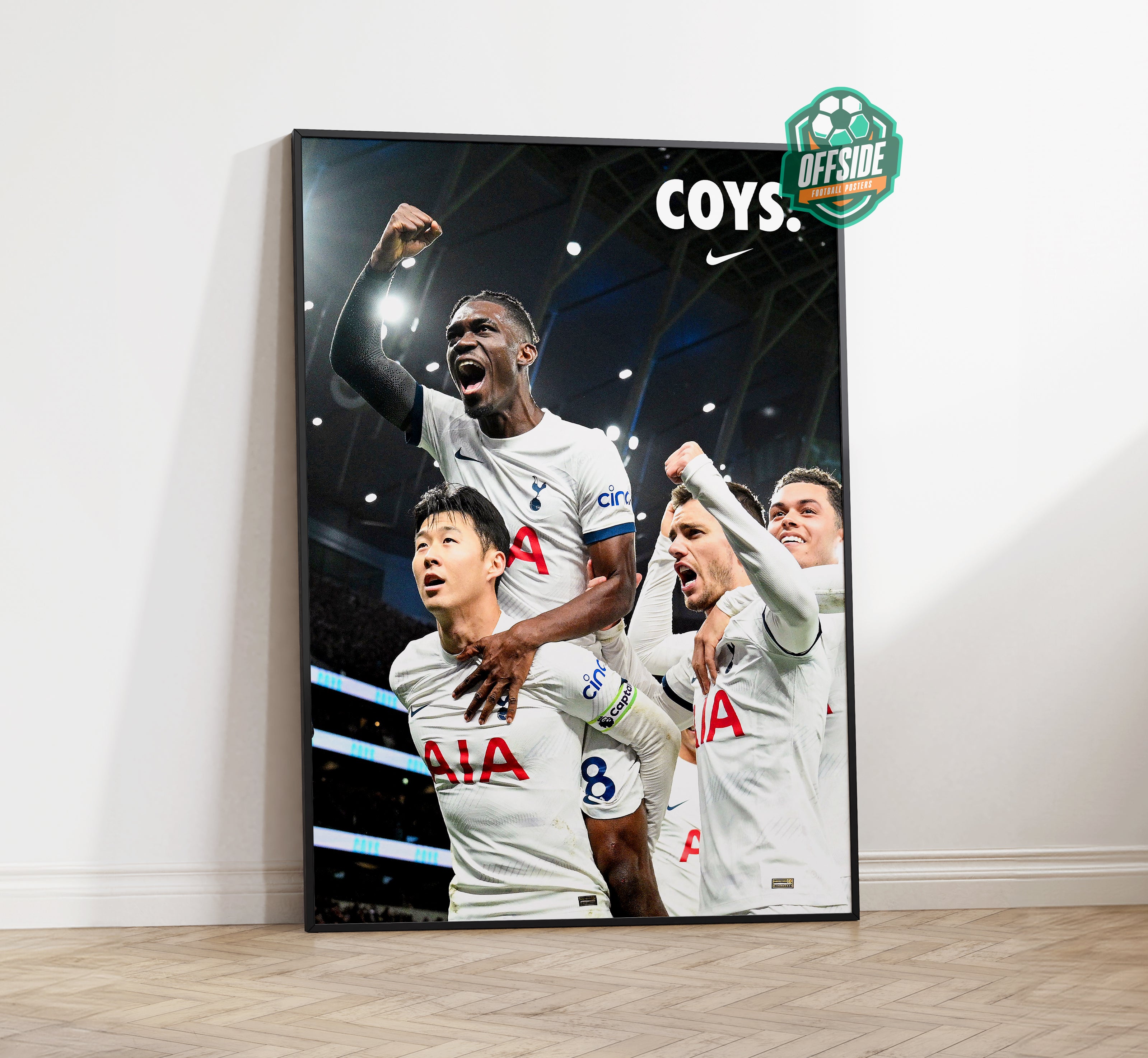 Tottenham Hotspur 'COYS' Poster – Offside Posters