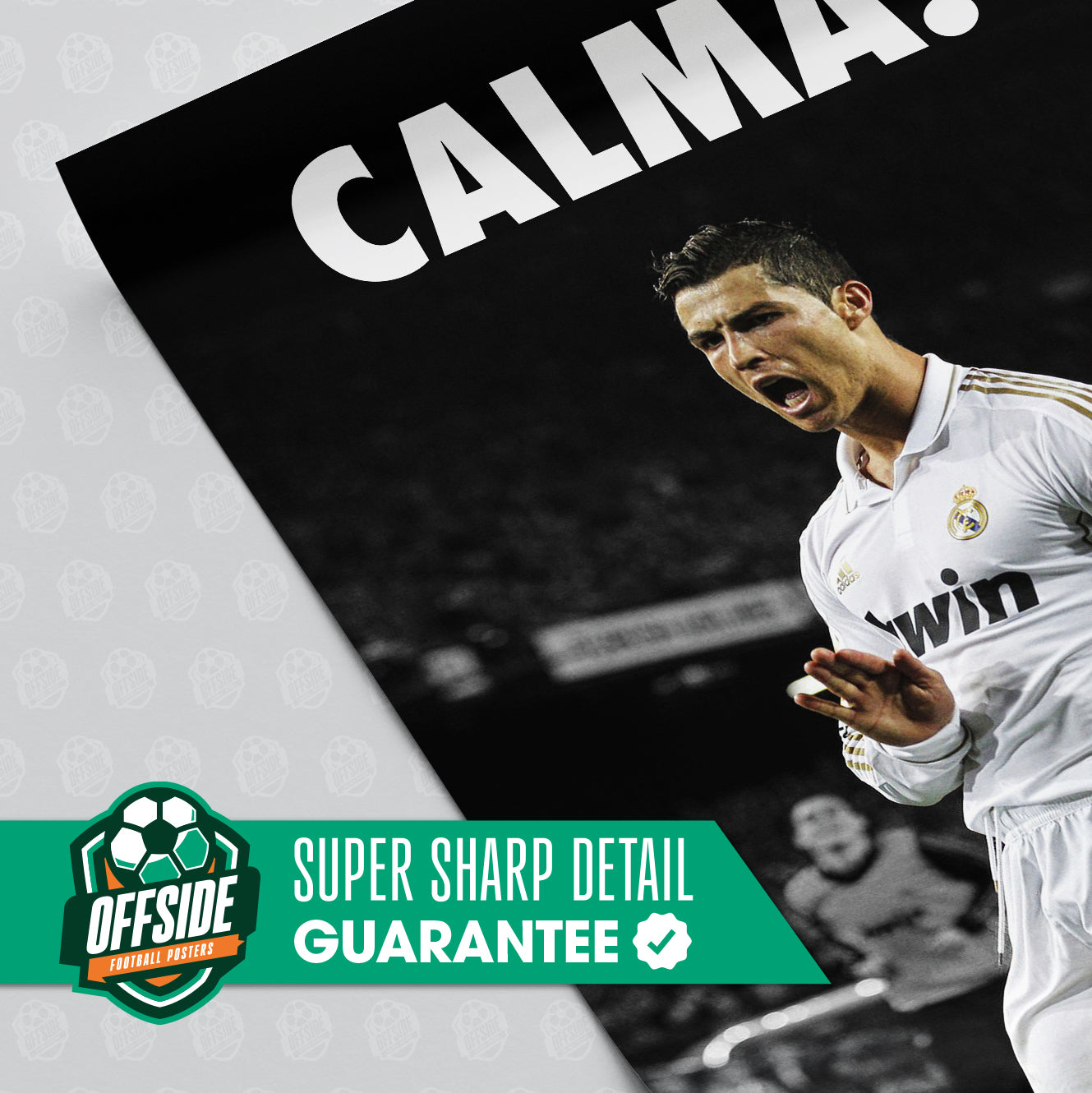 Cristiano Ronaldo 'Calma' Poster – Offside Posters