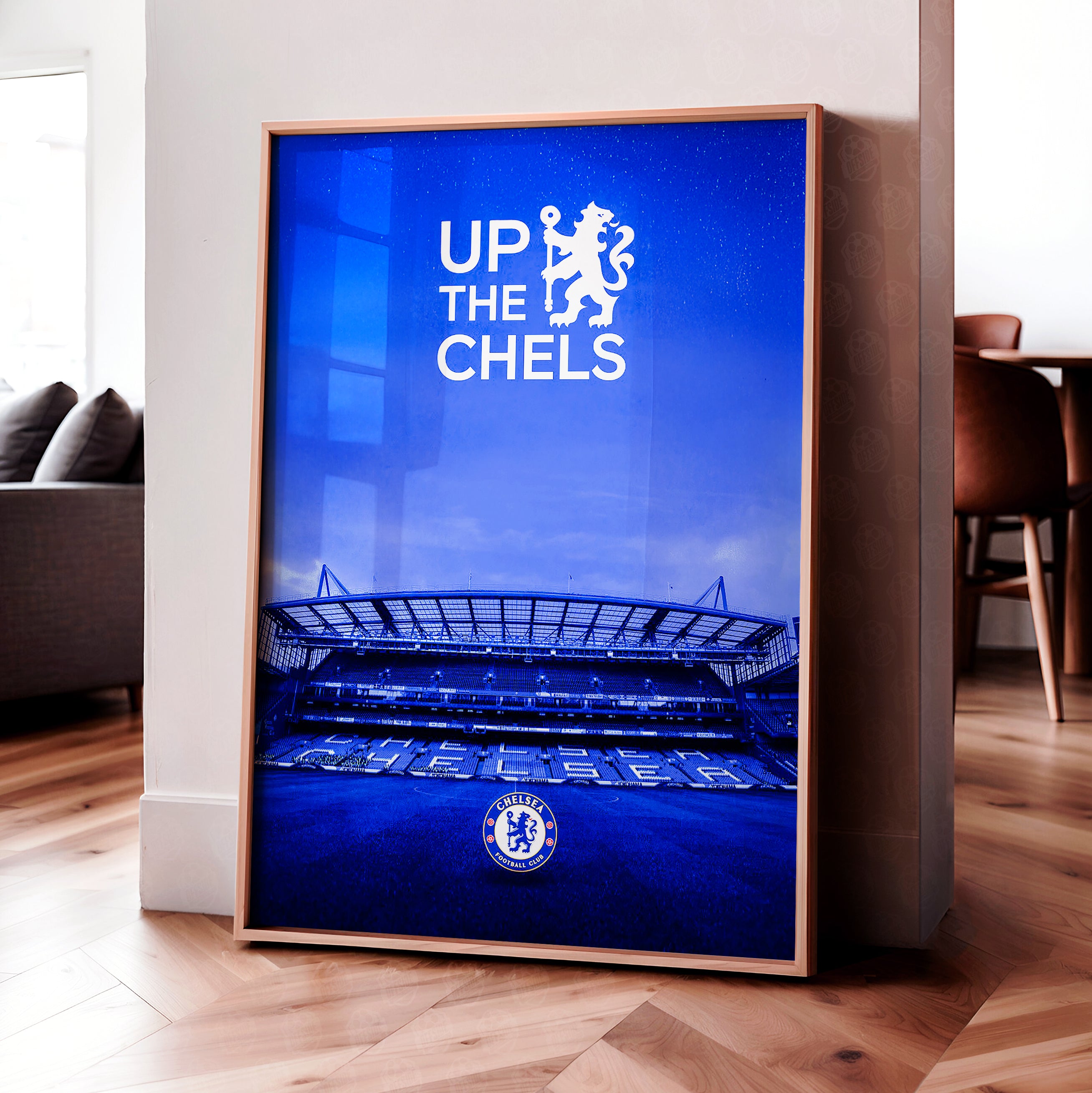 Chelsea 'Up The Chels' Poster – Offside Posters