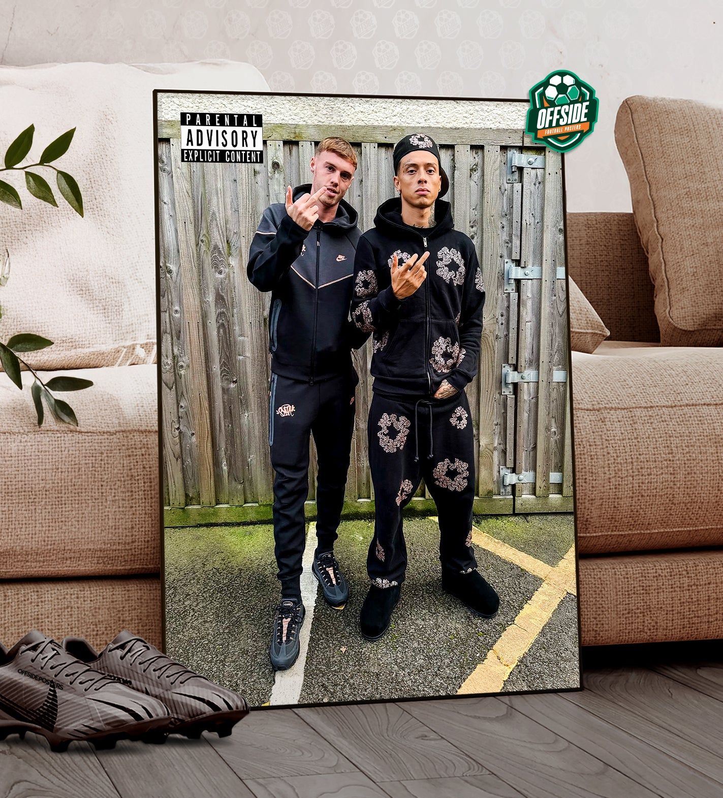 Cole Palmer & Central Cee Poster – Offside Posters