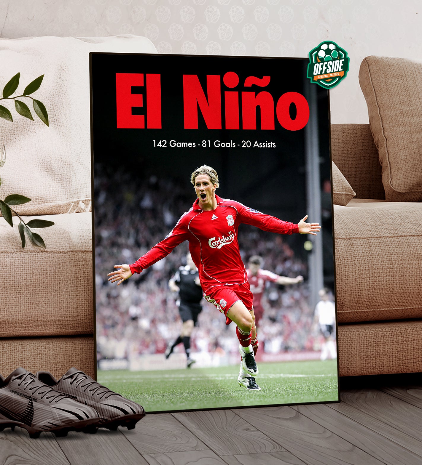 Fernando Torres 'El Nino' Poster – Offside Posters