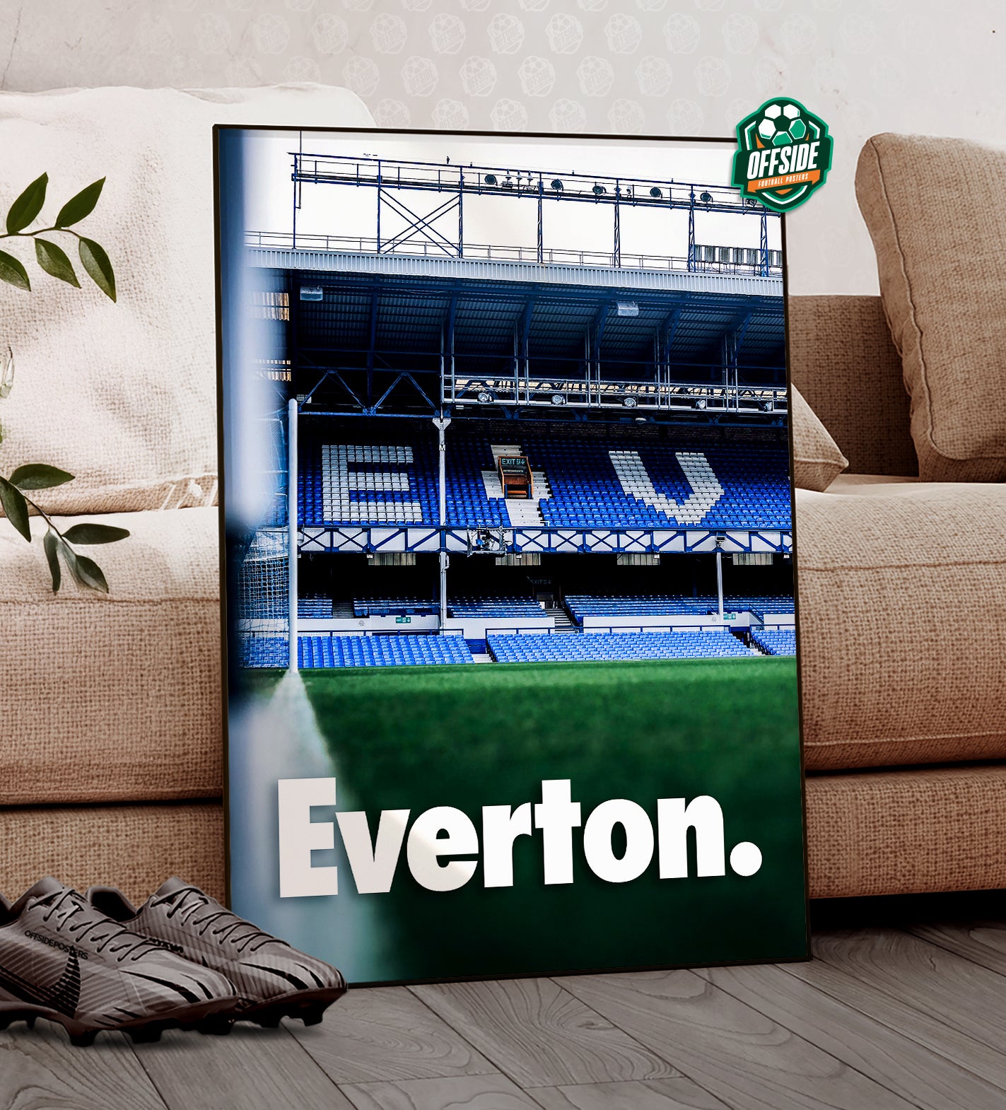 Goodison Park 'Everton' Poster – Offside Posters
