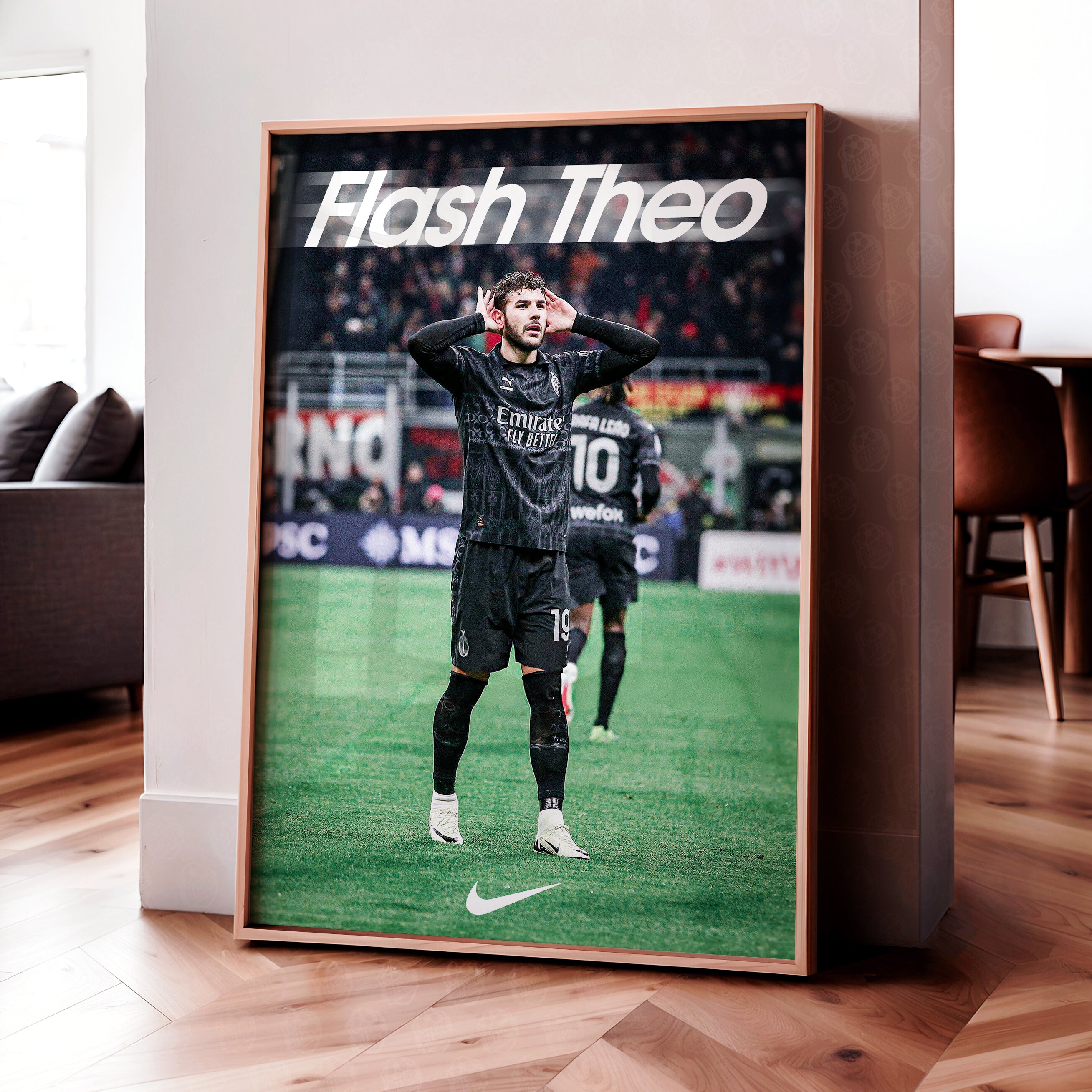 Theo Hernandez 'Flash' Poster – Offside Posters