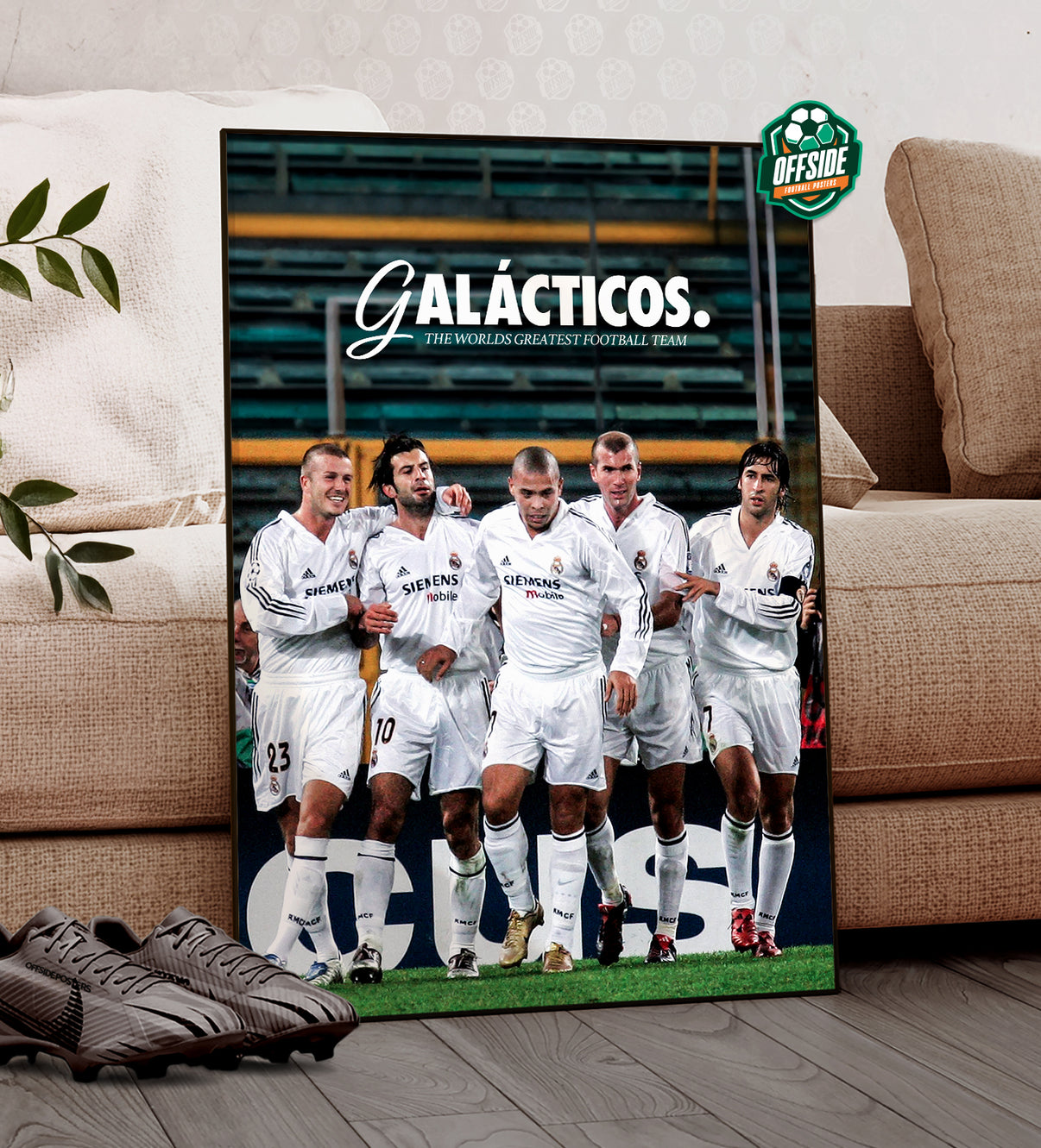 Real Madrid 'Galacticos' Poster – Offside Posters
