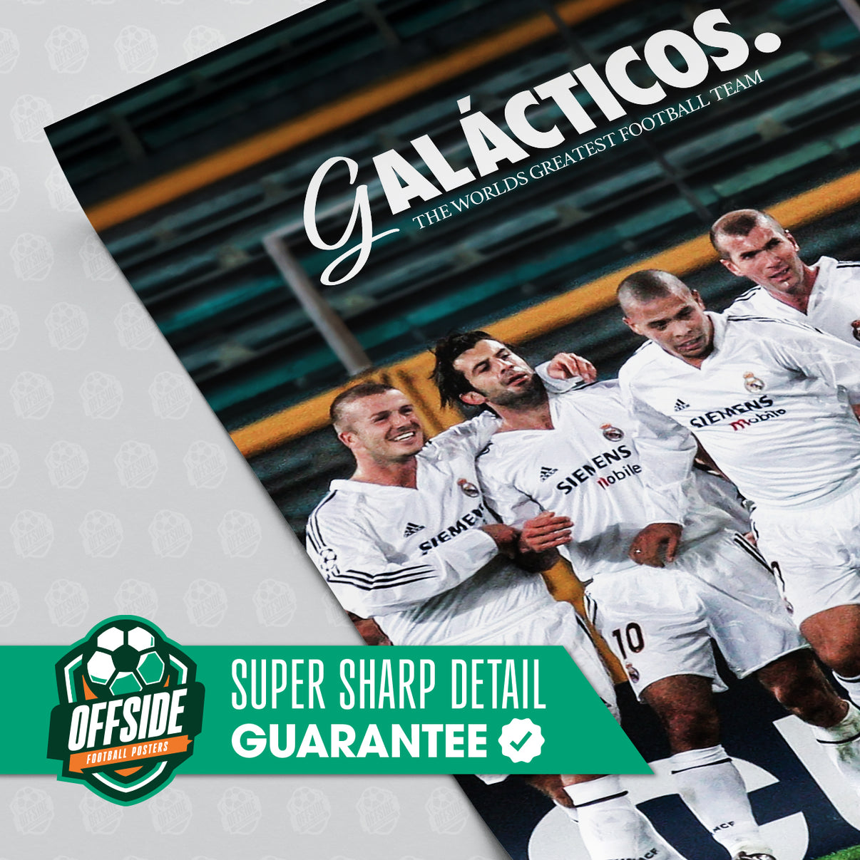 Real Madrid 'Galacticos' Poster – Offside Posters