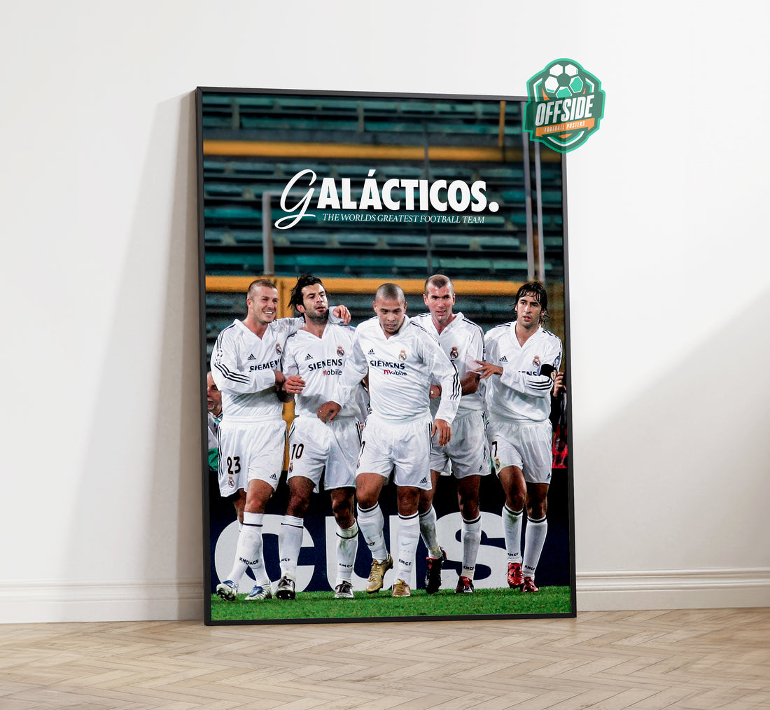 Real Madrid 'Galacticos' Poster – Offside Posters