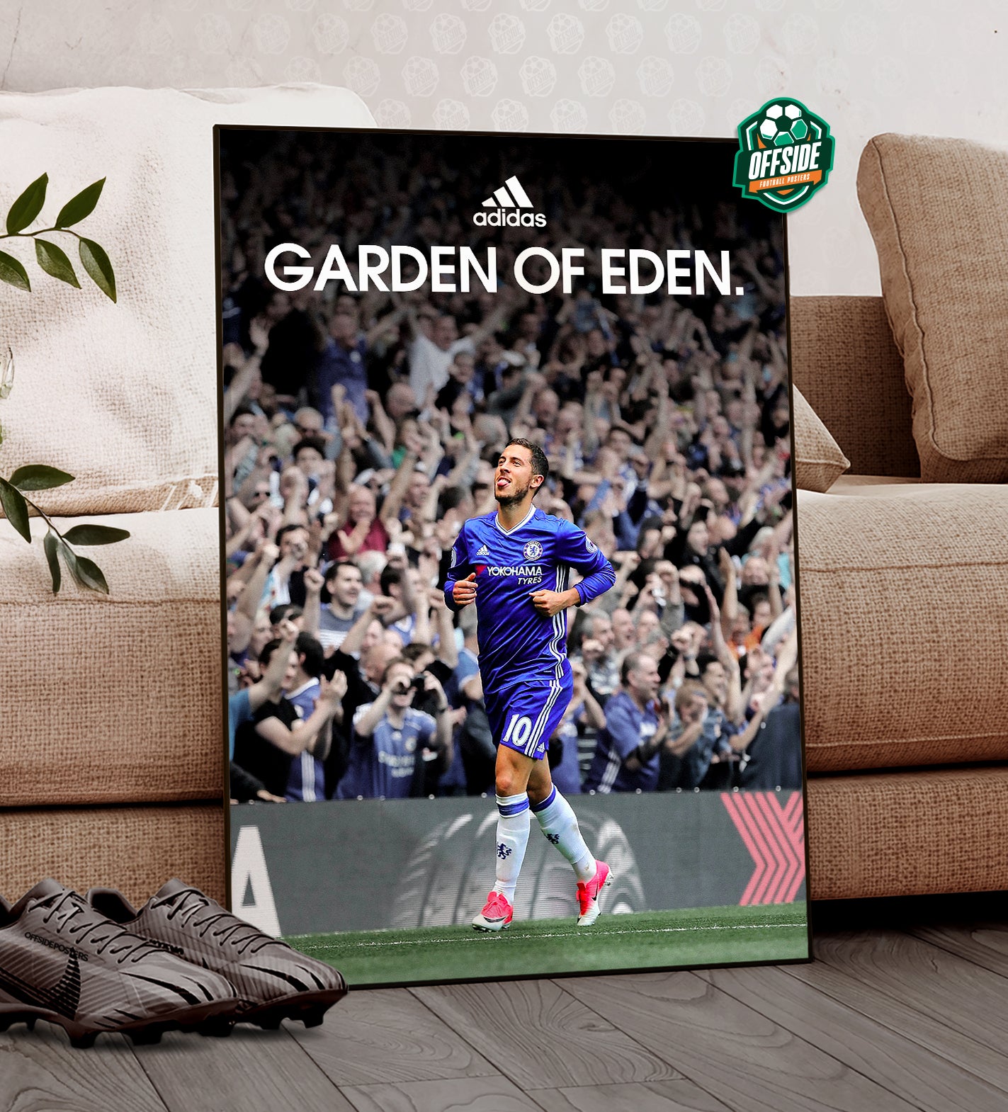 Eden Hazard 'Garden Of Eden' Poster – Offside Posters