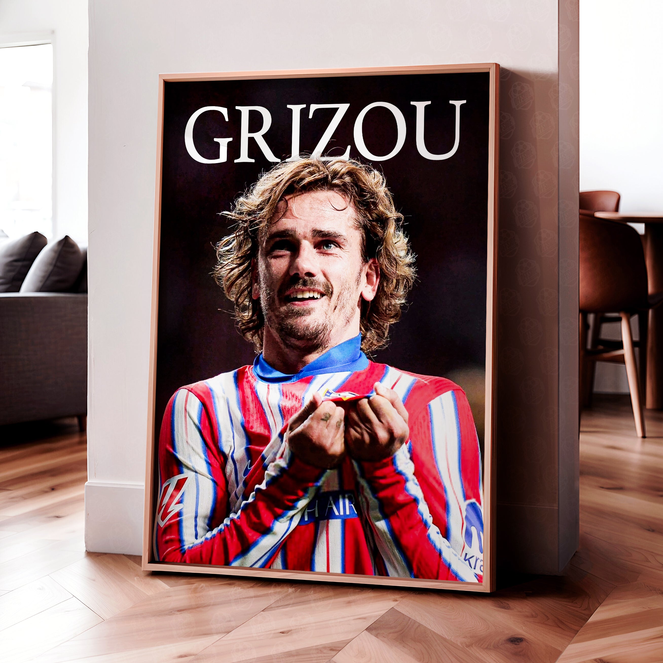 Antoine Griezmann 'Grizou' Poster – Offside Posters
