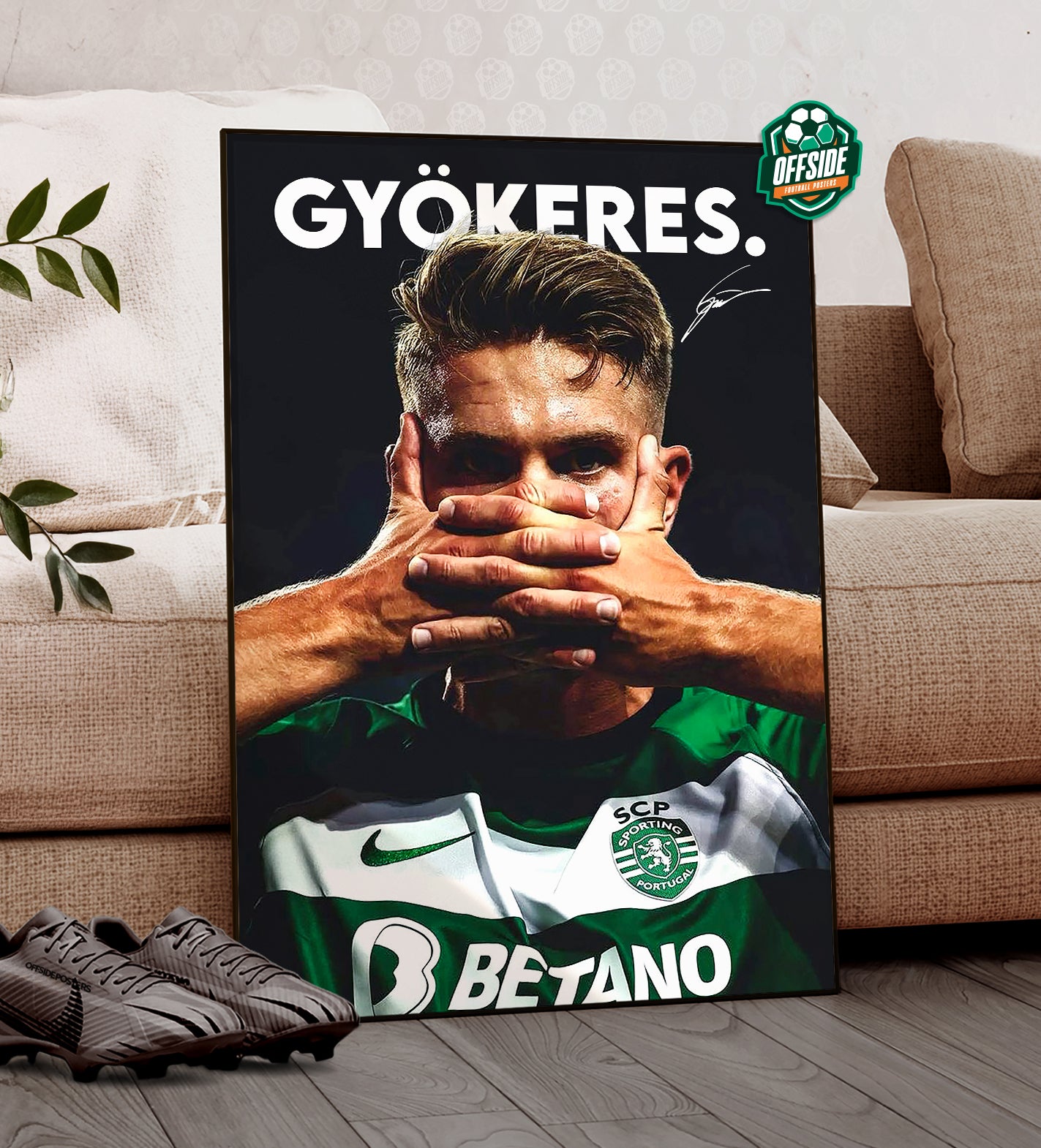 Viktor Gyokeres Poster – Offside Posters
