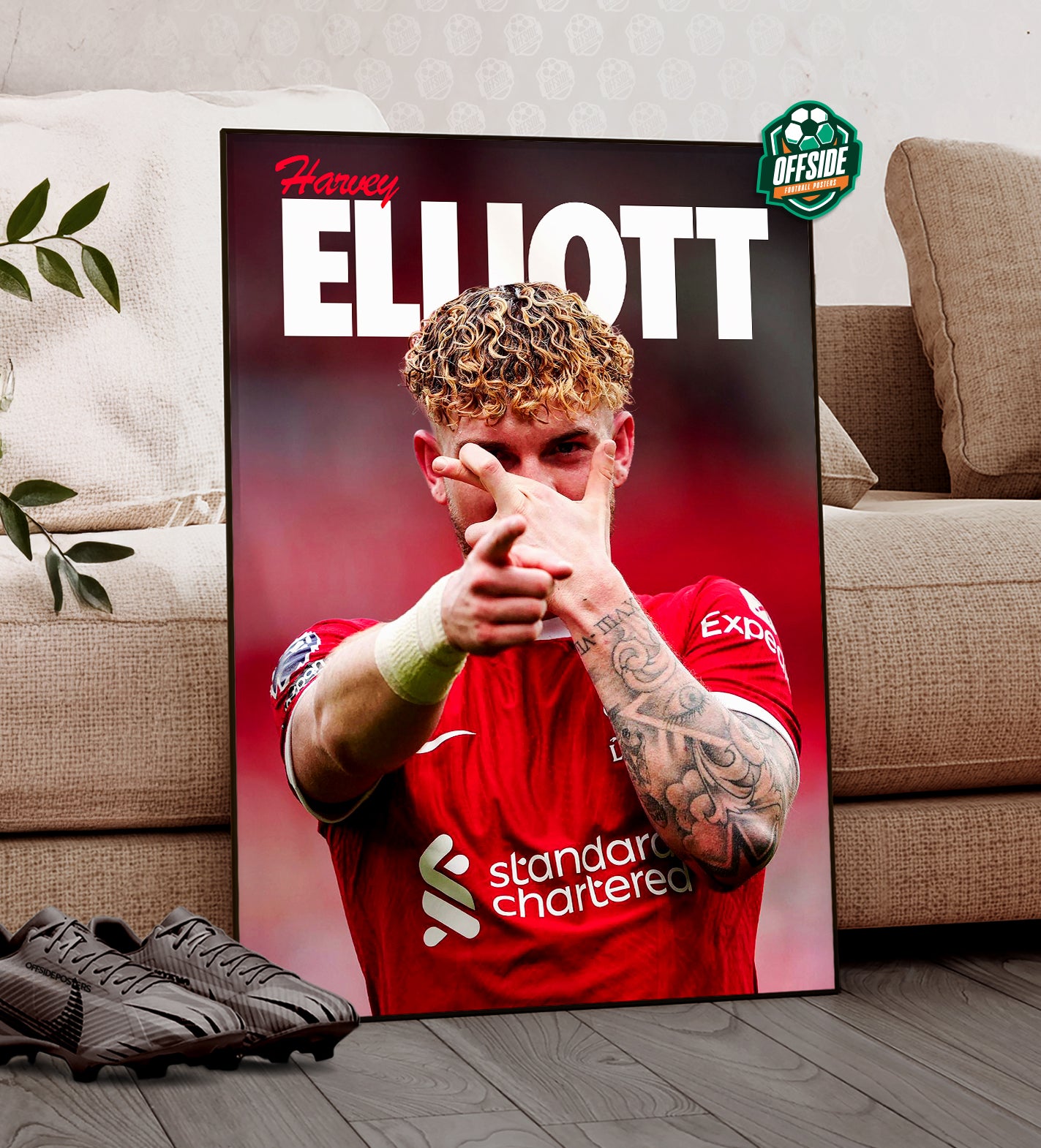 Harvey Elliott Poster – Offside Posters