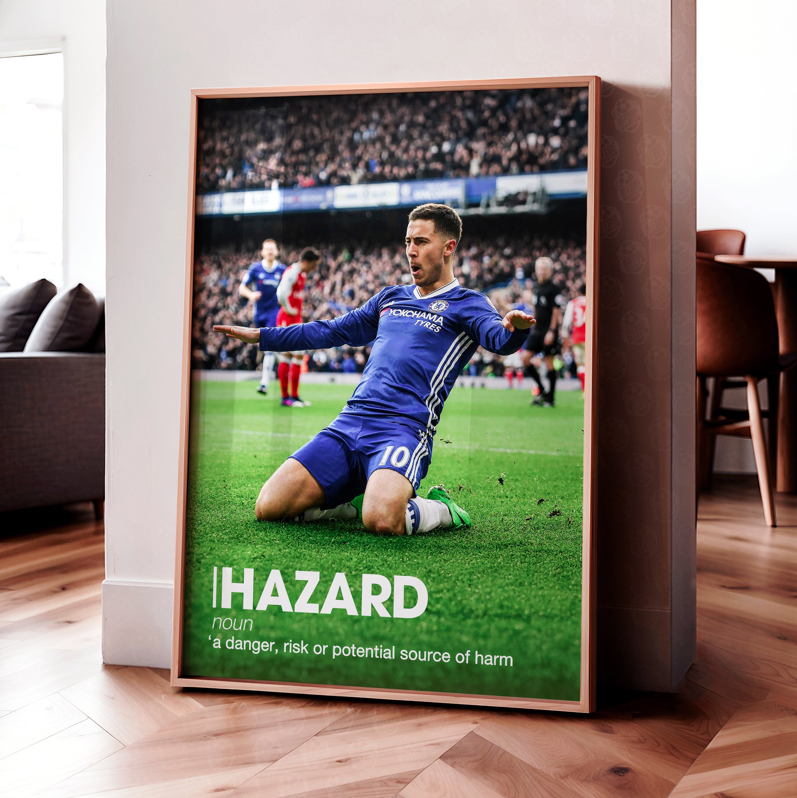 Eden Hazard 'Noun' Poster – Offside Posters