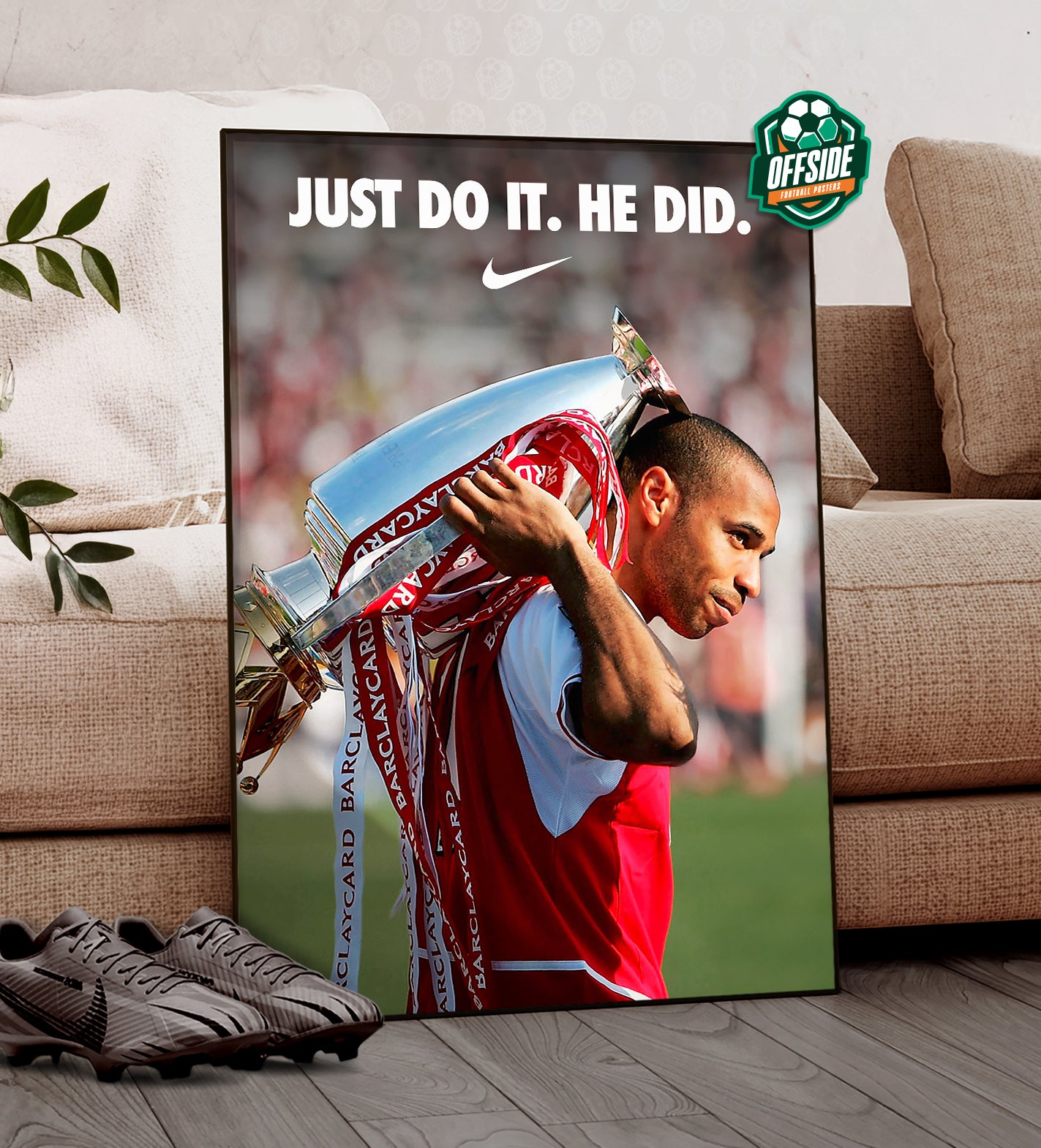 Thierry Henry 'Do It' Premier League Poster – Offside Posters