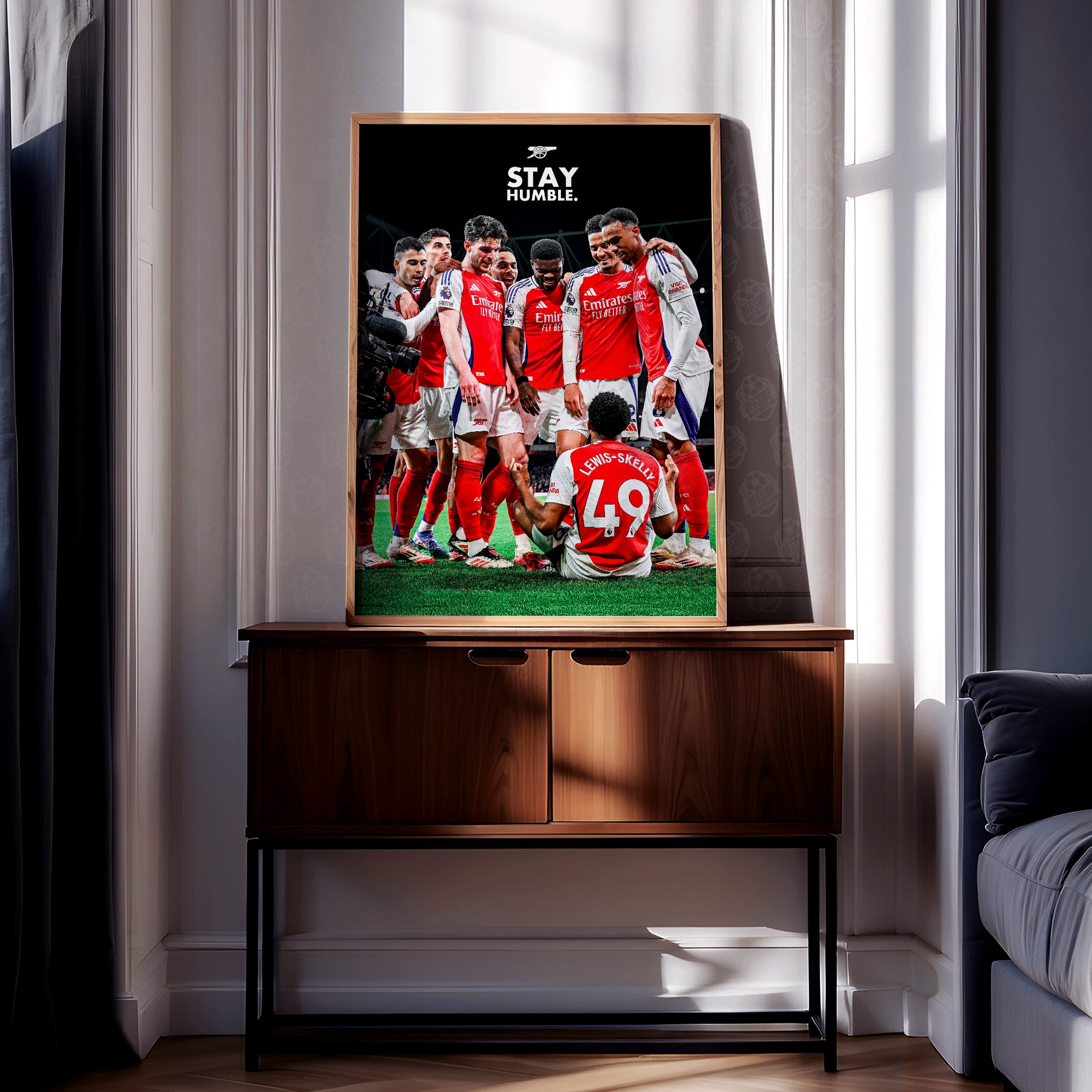 Arsenal 'Stay Humble' Poster – Offside Posters