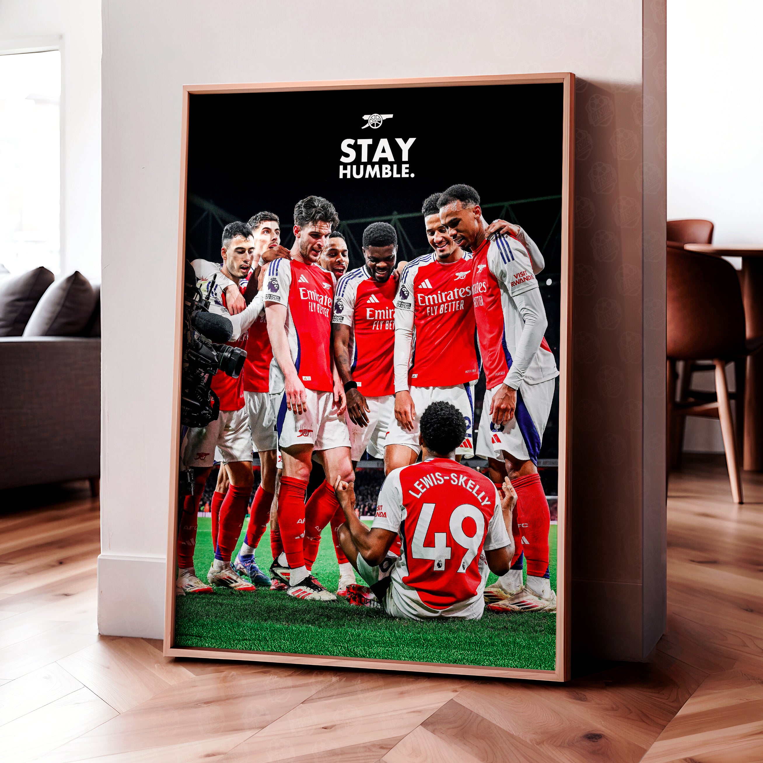 Arsenal 'Stay Humble' Poster – Offside Posters