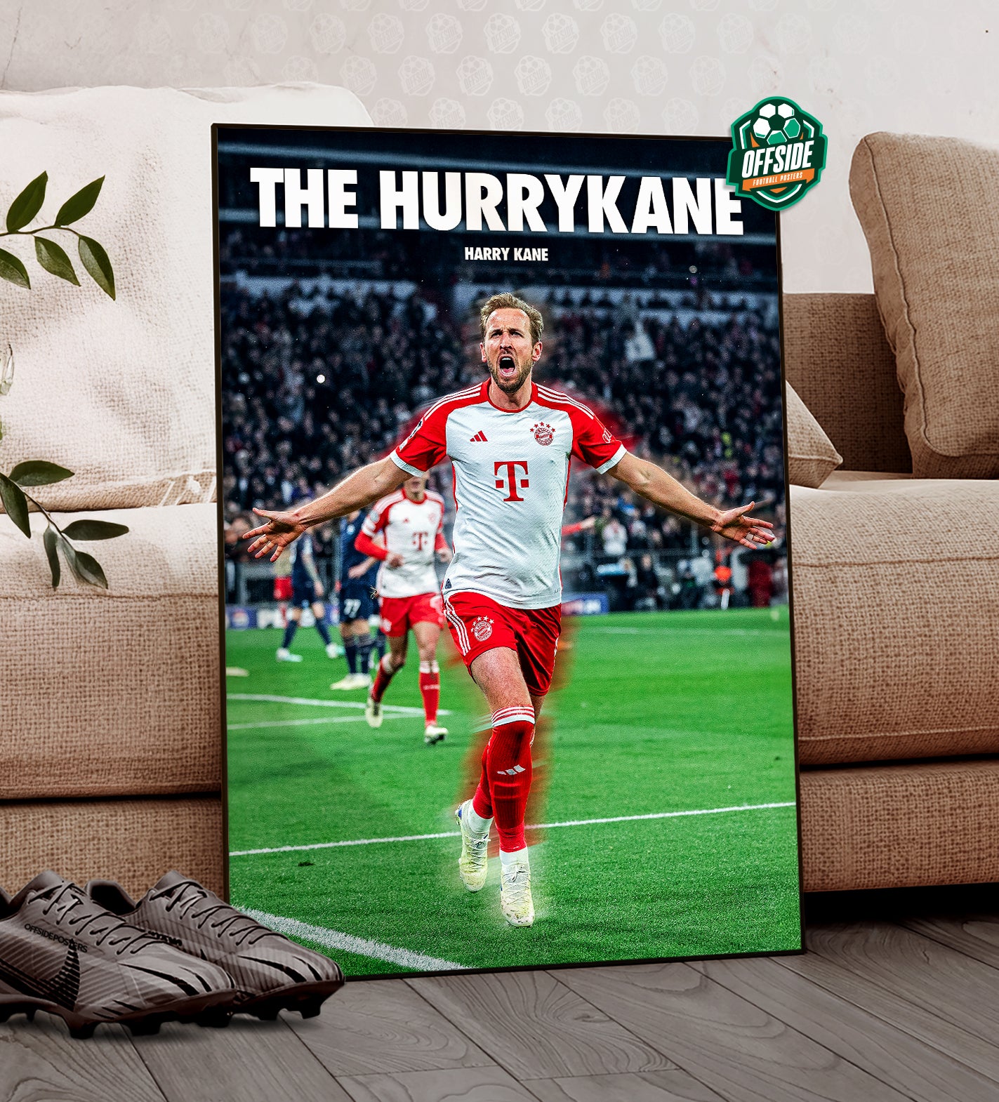 Harry Kane 'HurryKane' Poster – Offside Posters