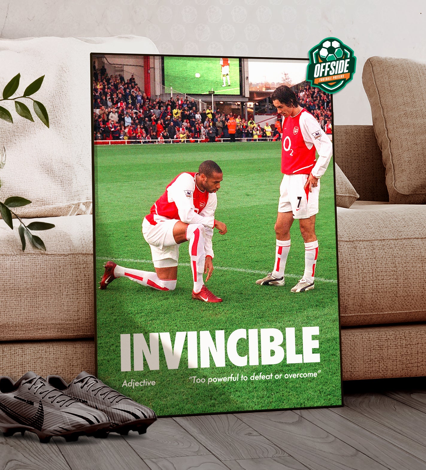 Arsenal 'Invincible' Poster – Offside Posters