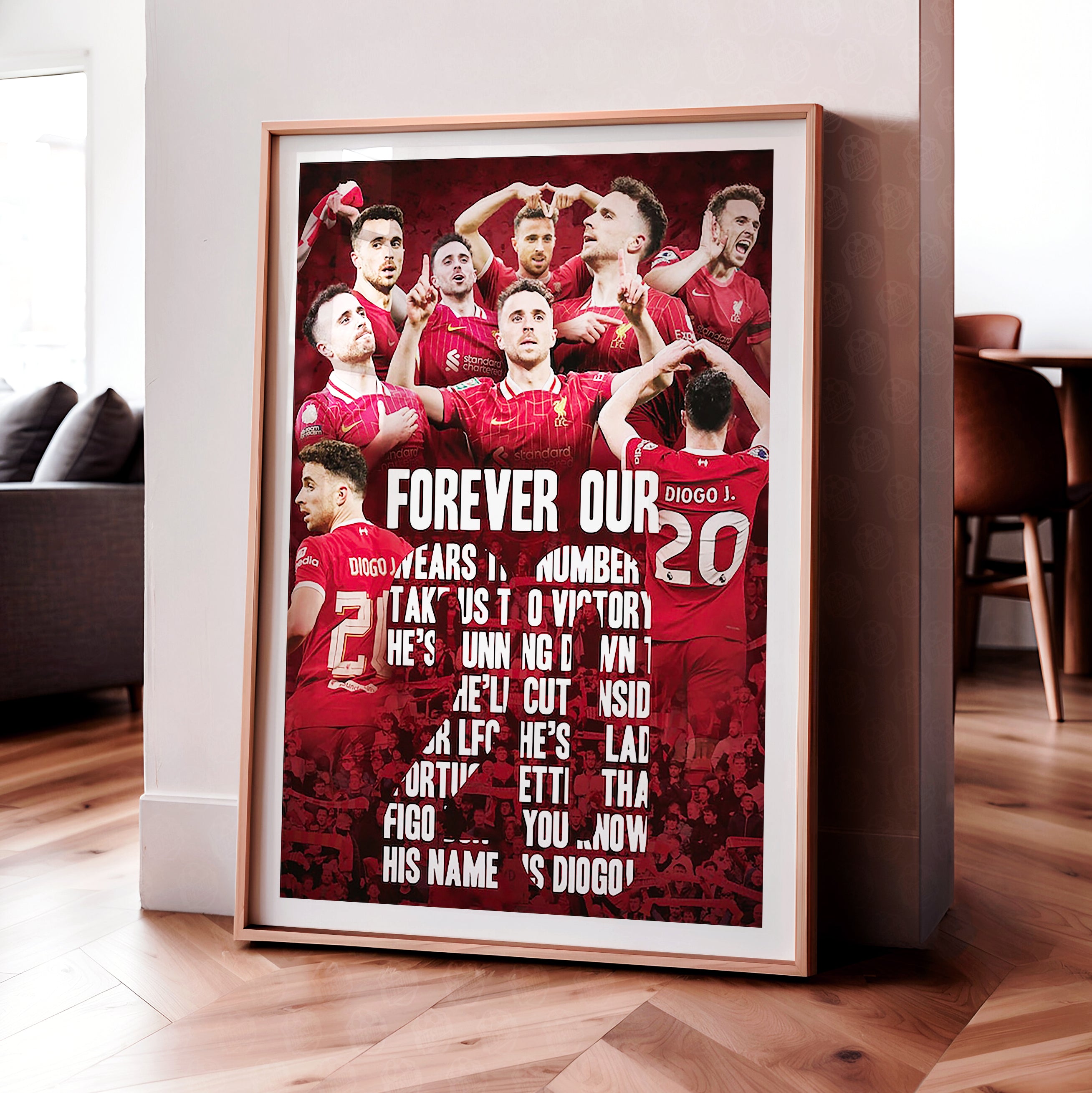 Diogo Jota 'Forever Our 20' Poster – Offside Posters