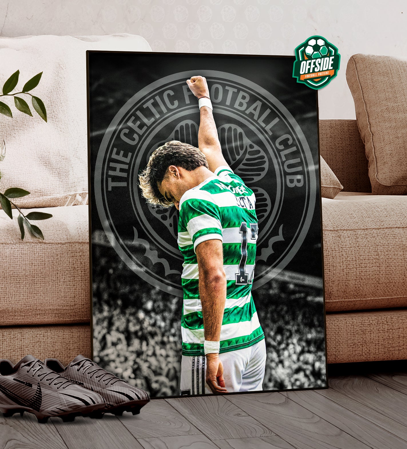 Jota 'Celtic' Poster – Offside Posters