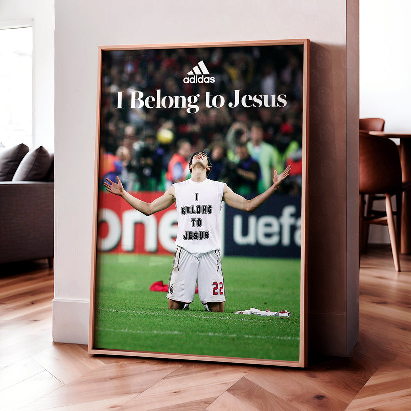 Kaka 'I Belong To Jesus' Poster – Offside Posters