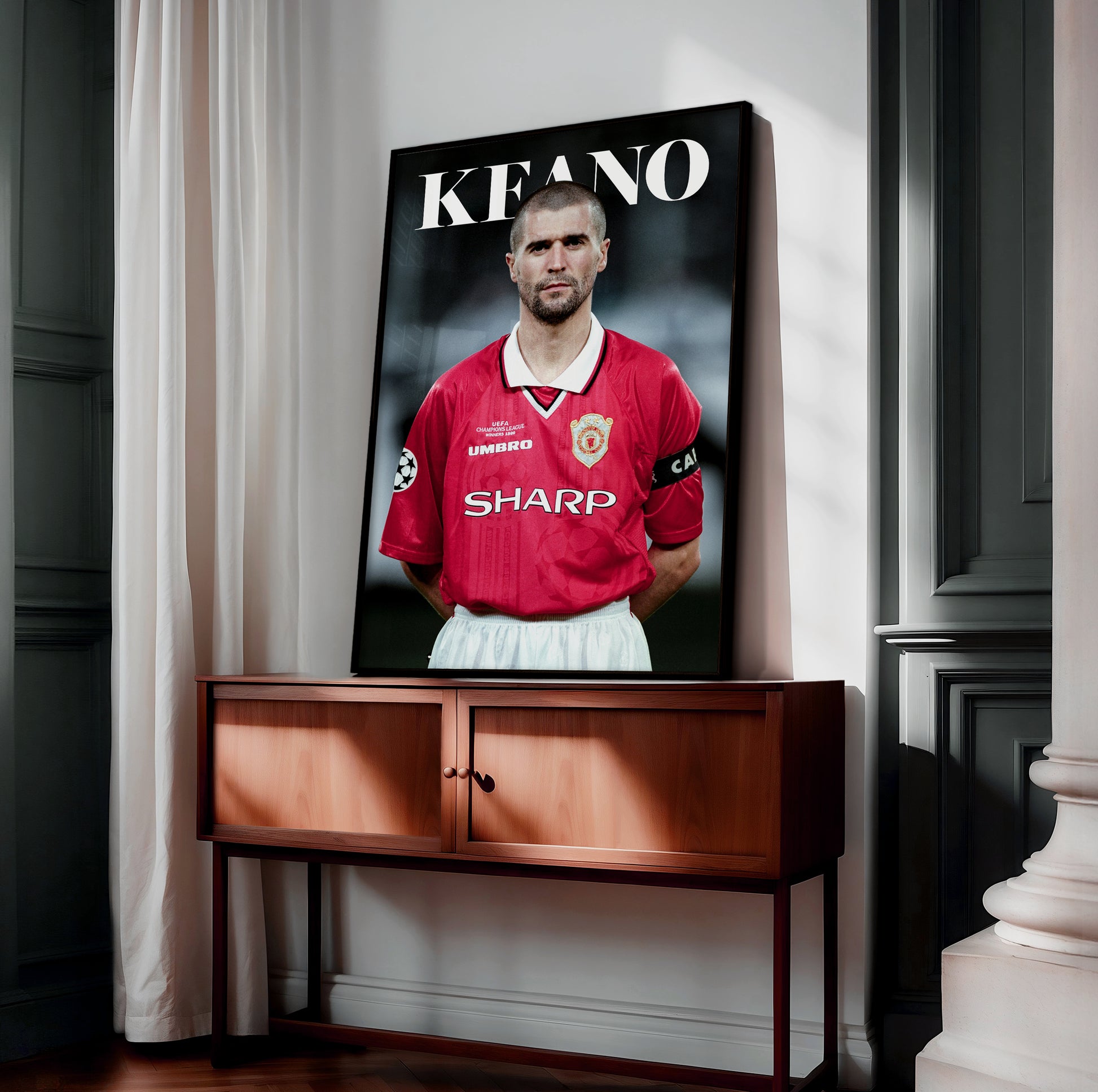 Roy Keane 'Keano' Poster – Offside Posters