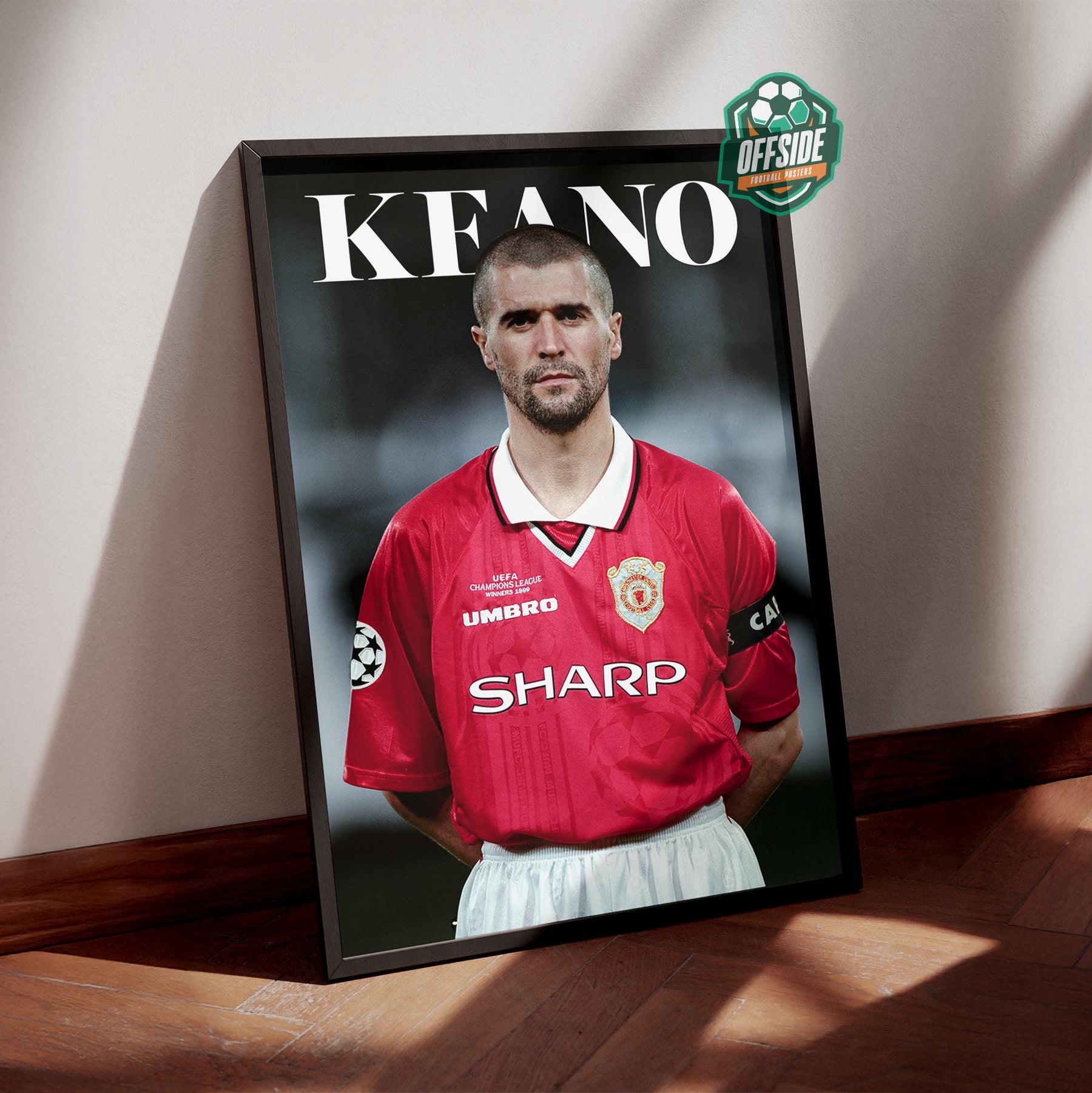 Roy Keane 'Keano' Poster – Offside Posters